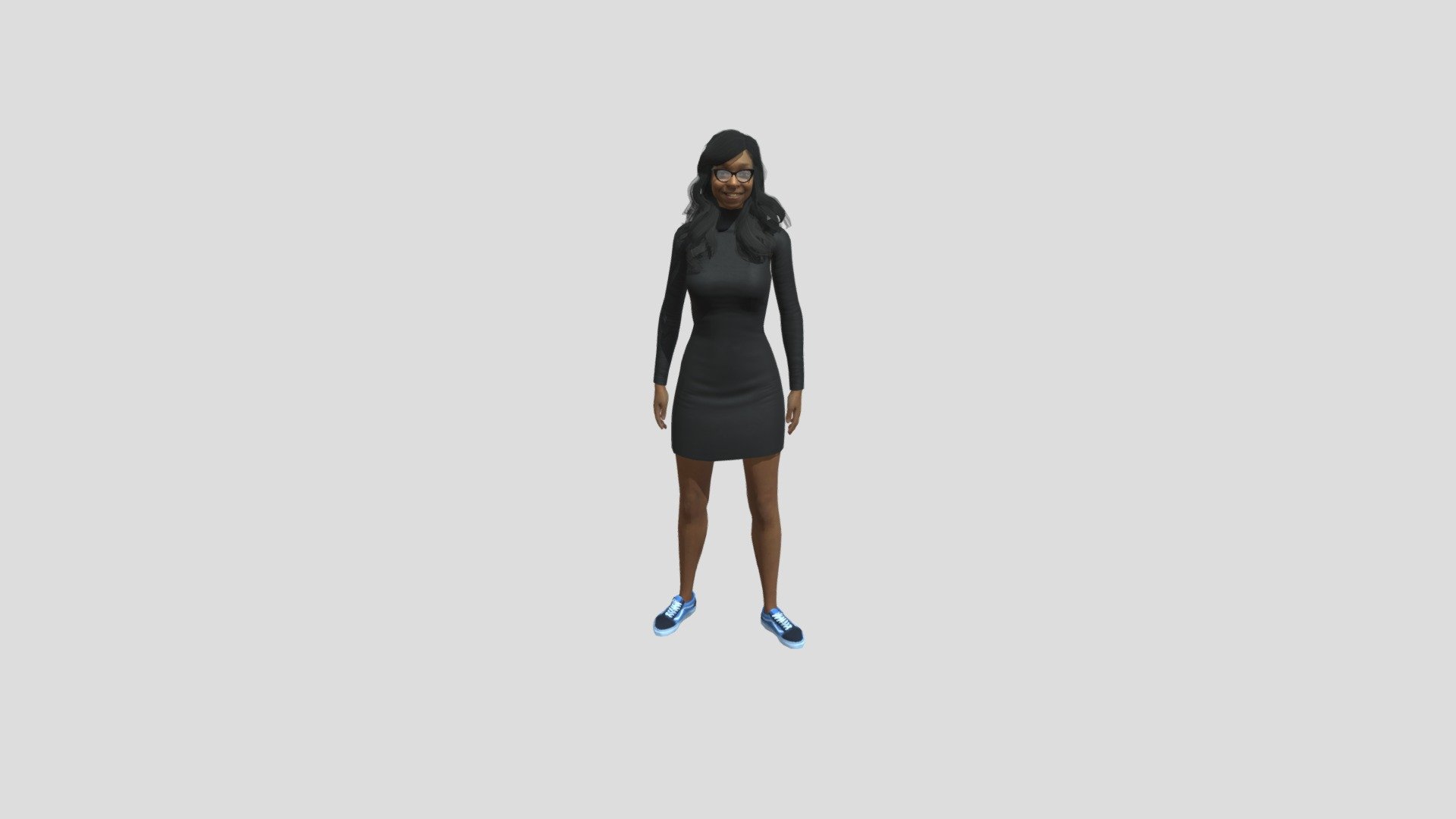 Black Girl Avatar with Animated Hand Motions - Download Free 3D model ...