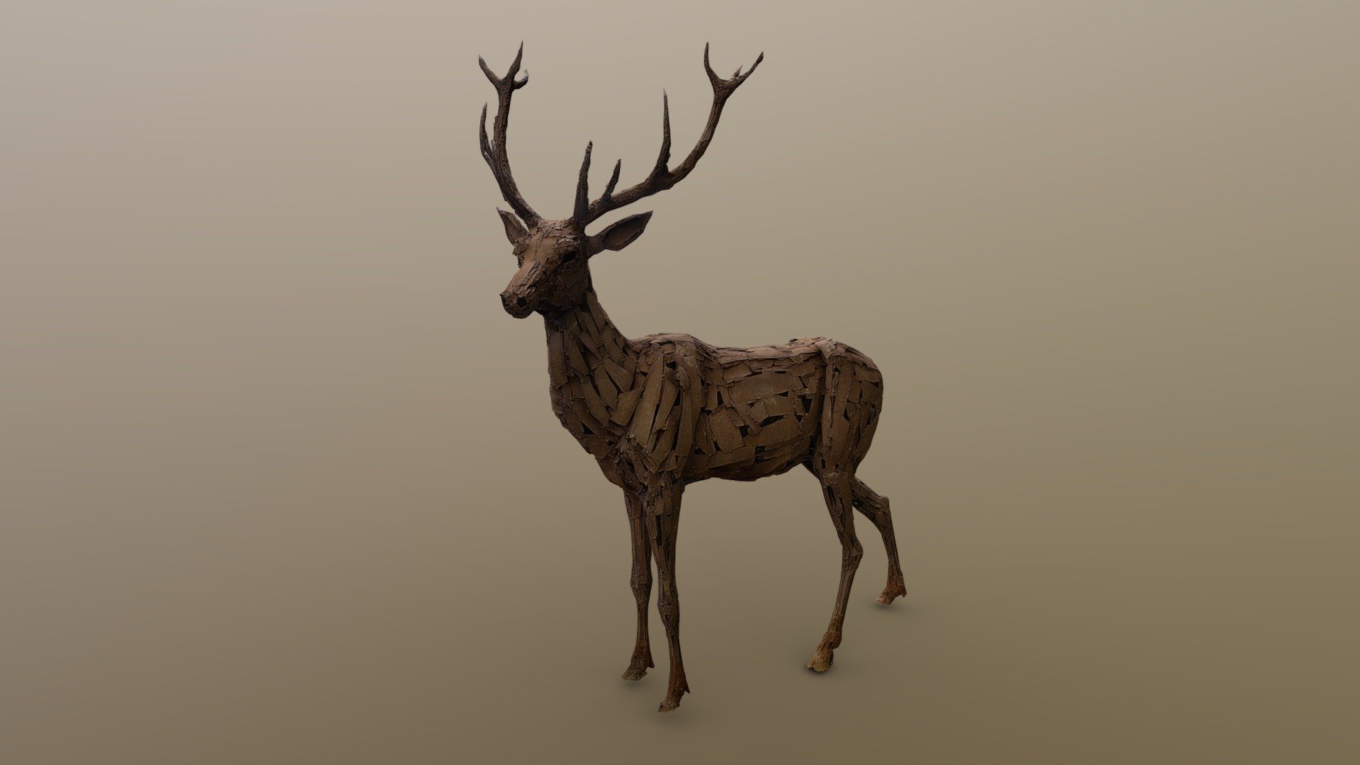 Deer - 3D model by Mathis (@Mathis_G) [e7338a6] - Sketchfab
