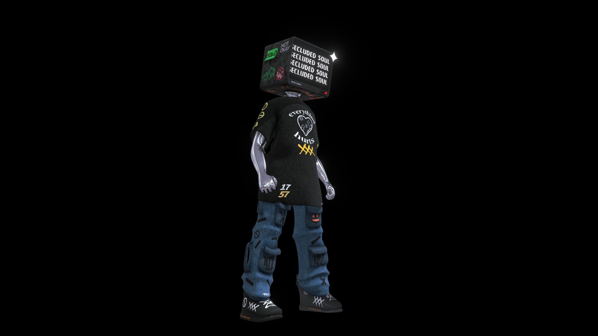 Secluded Soul // Action Figure - 3D model by vinniebwoy [e734d74 ...