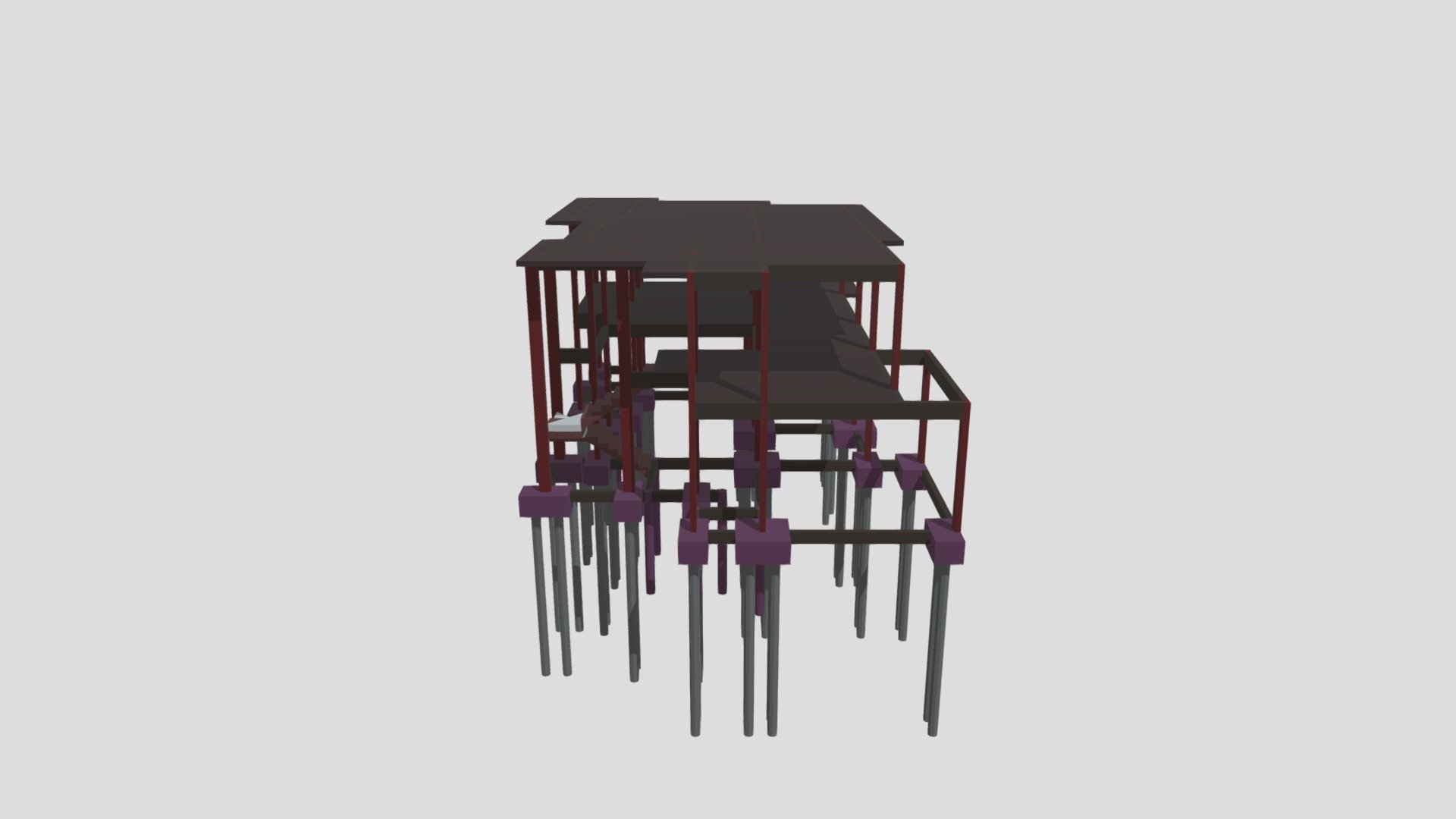 Projeto estrutural - parceria com JEOTEC. - 3D model by Vitor Machado ...