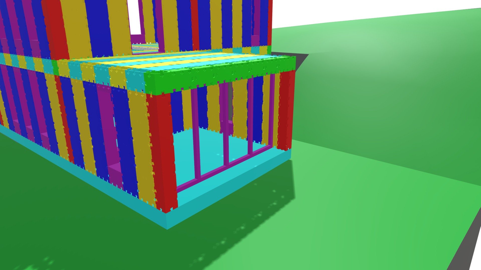 HANGING HOUSE (A) | 250-V.0.2.0-HH-90 | Blocks - 3D model by zewaho ...