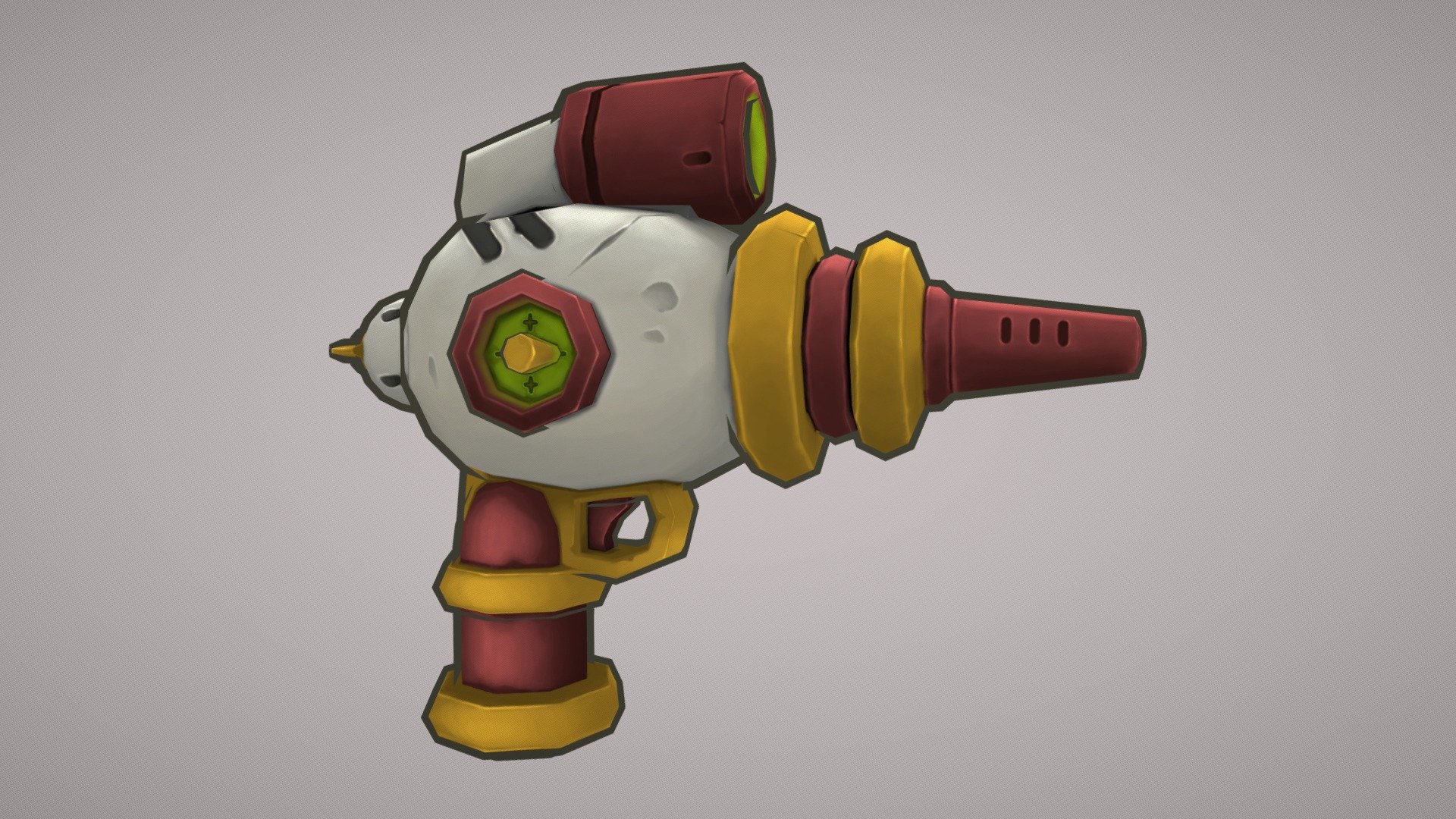 Space Gun - 3D model by WarKop (@gitsune) [e738a14] - Sketchfab