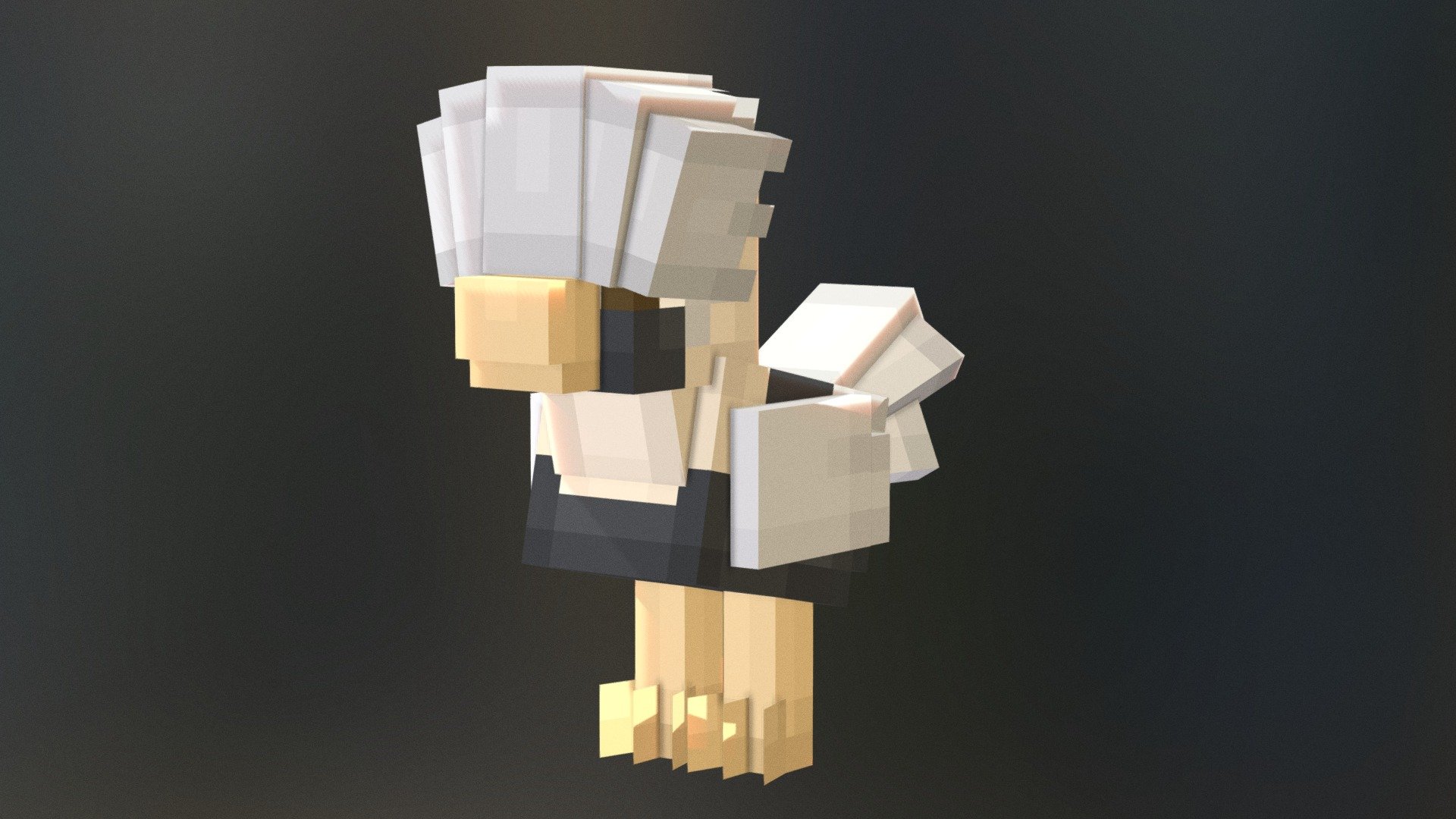 Minecraft Chicken Re-Model - (Variation Six) - 3D model by jessdragon12 ...