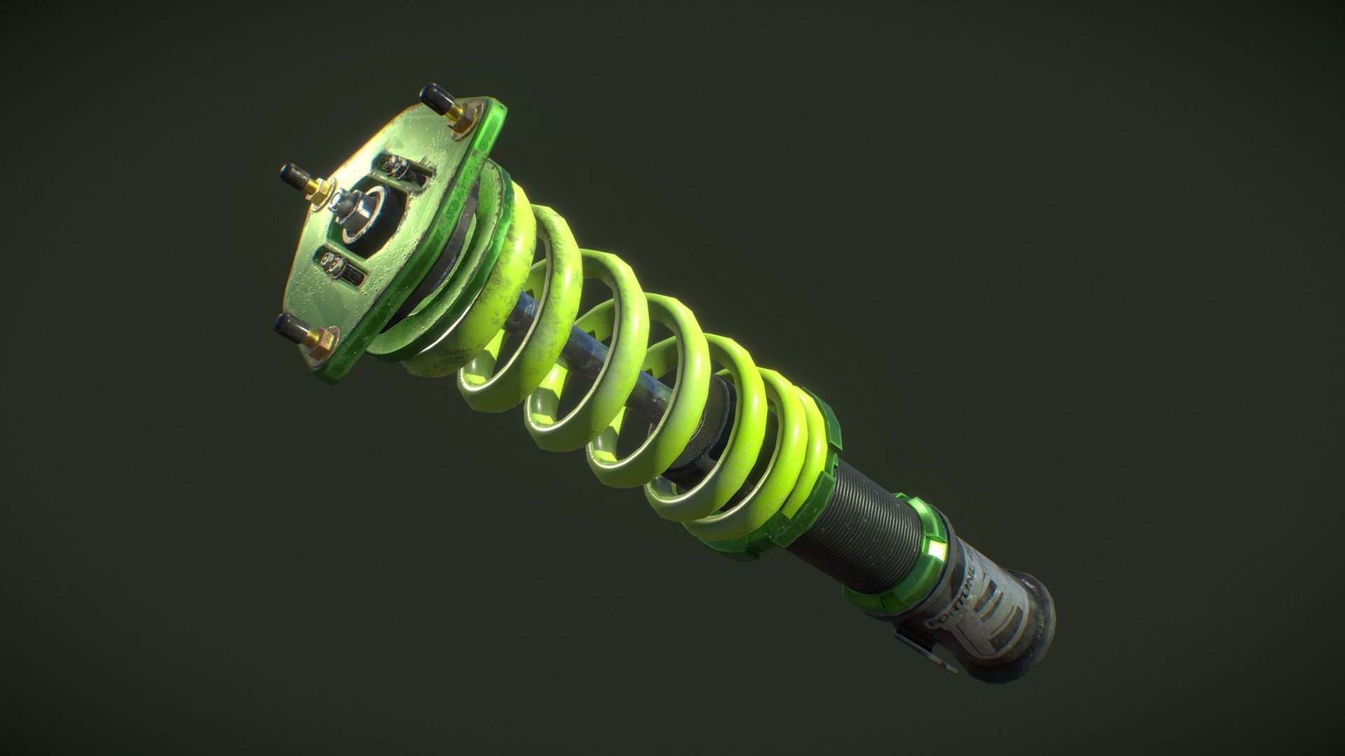 Fortune Auto Coilover - 3D model by hrhuston [e73991e] - Sketchfab