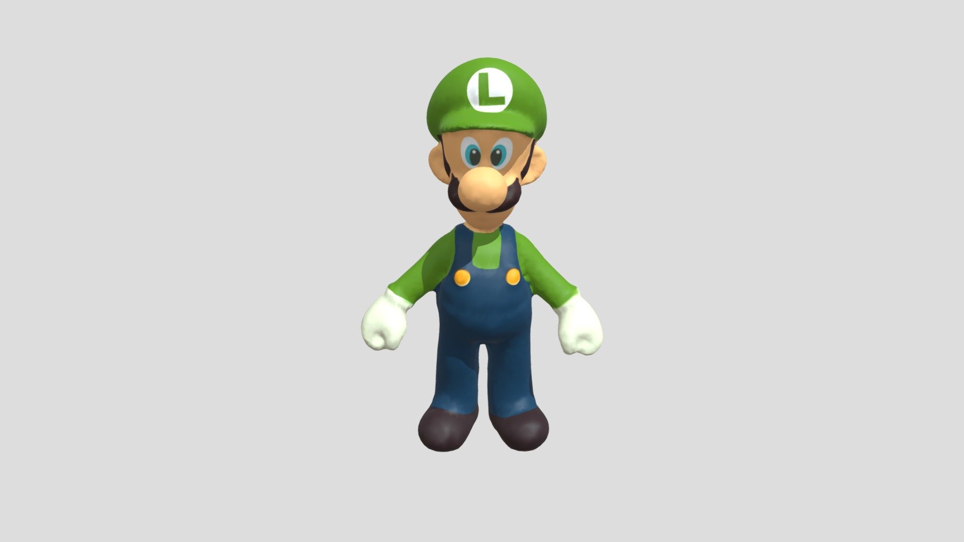 luigi_textured_3ds - Download Free 3D model by arow102 [e73a8ce ...
