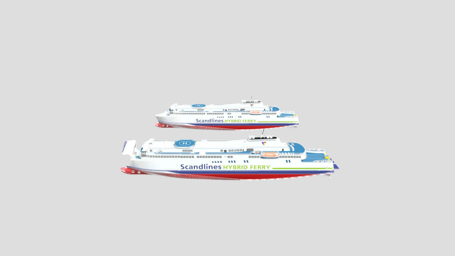 Scandlines Hybrid Ferry - Download Free 3D model by Gman The Cruise ...