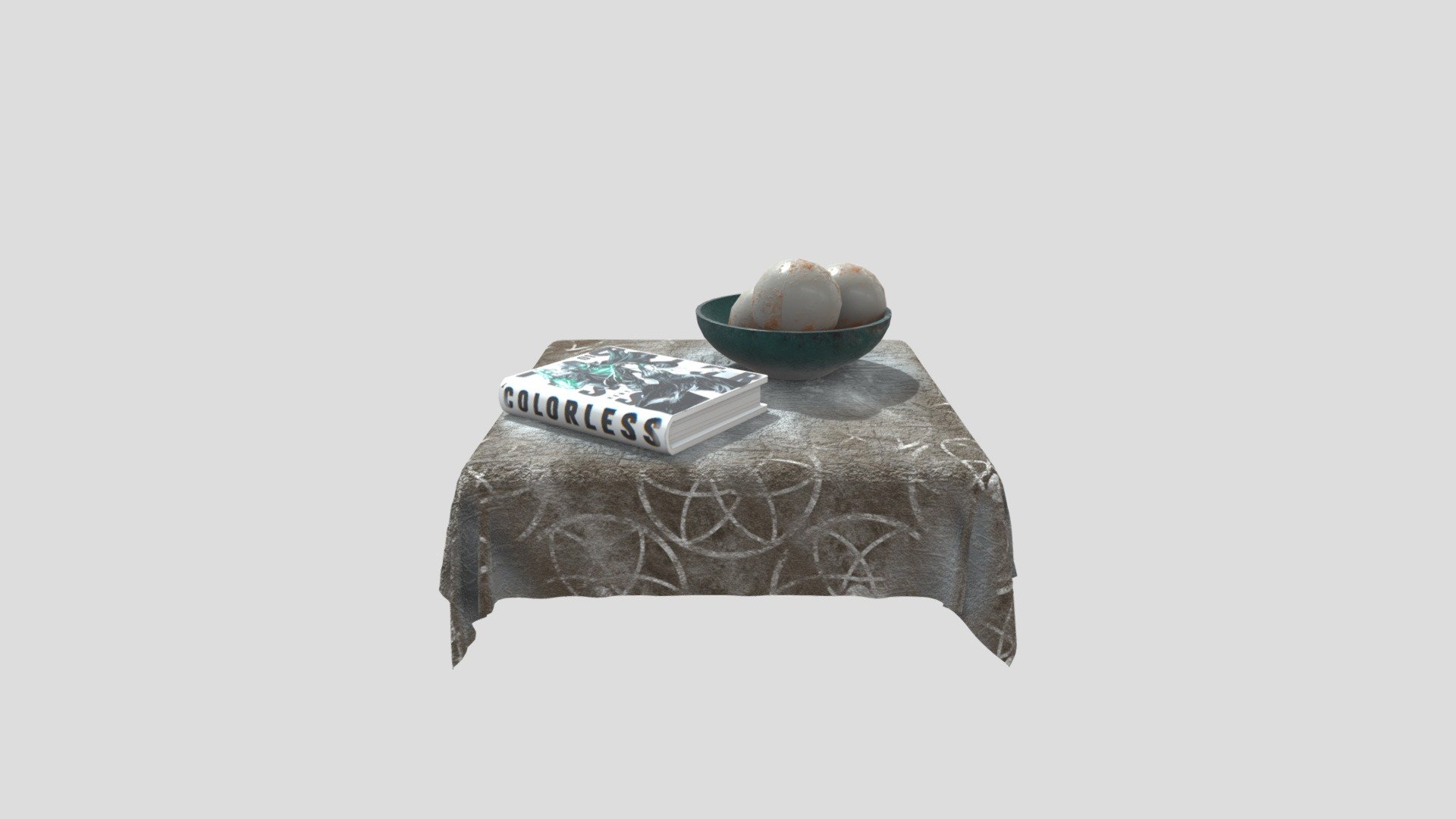 Book and Table - Download Free 3D model by DonMcL [e73ca99] - Sketchfab