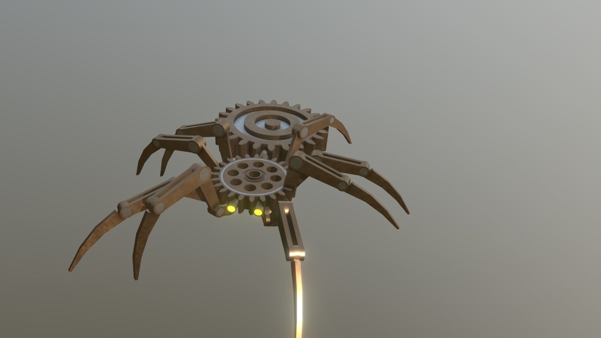 Cogwheel Spider - 3D model by Philipp B. (@Chlorilla) [e73d75c] - Sketchfab