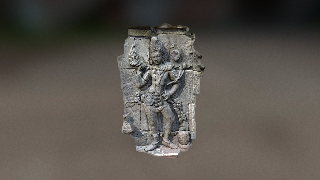 Relief Candi Induk Utama Utara Plaosan Lor - 3D model by Kebudayaan ...