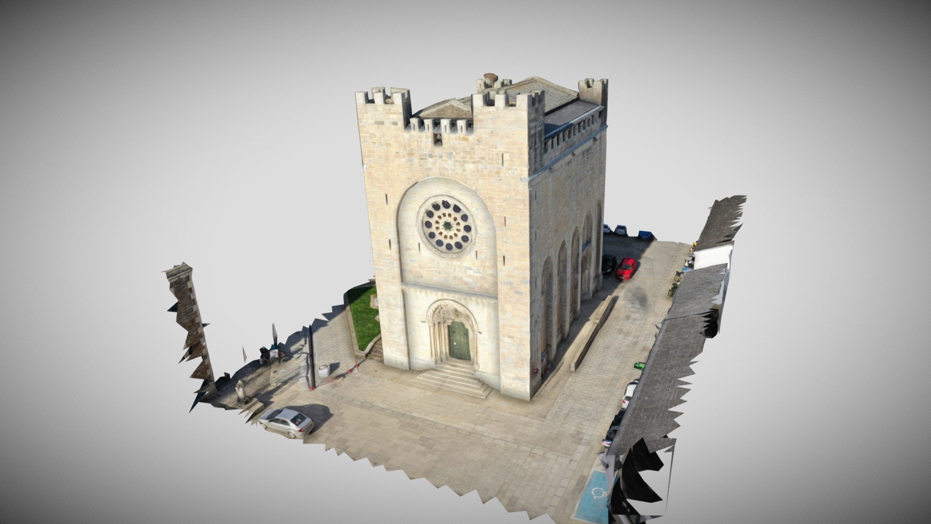 Catedral_Portomarin - 3D model by BorjaRD Aerial (@BorjaRDAerial ...