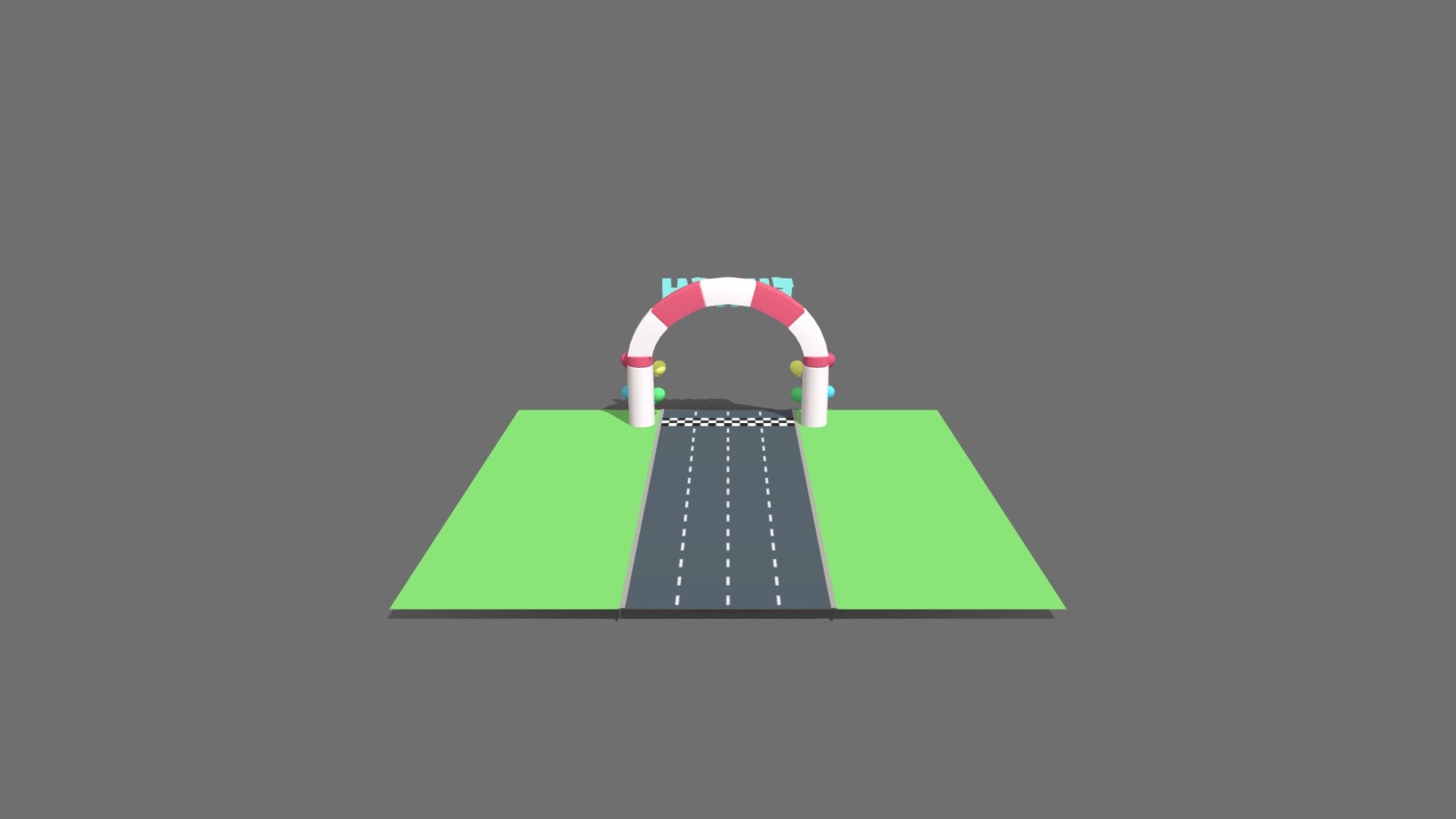 Finish Line - 3D model by Luffy57 [e7410d0] - Sketchfab