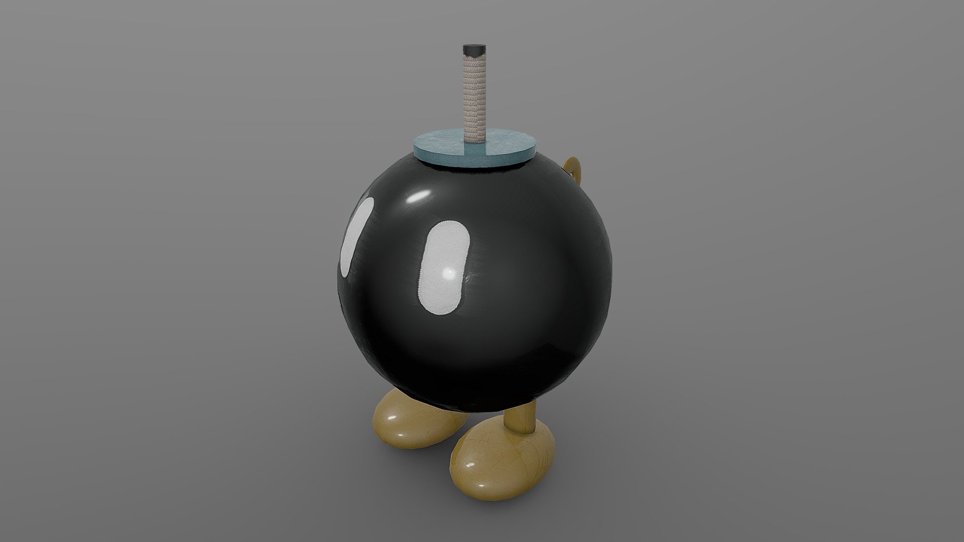 Low poly Mario Bomb - 3D model by Alisha (@AlishaBegum) [e742ca0] - Sketchfab