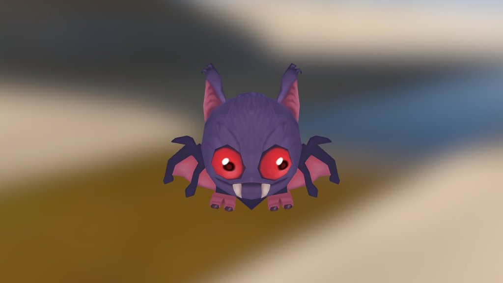 Low Poly Bat - 3D model by bizarro3d [e74311a] - Sketchfab