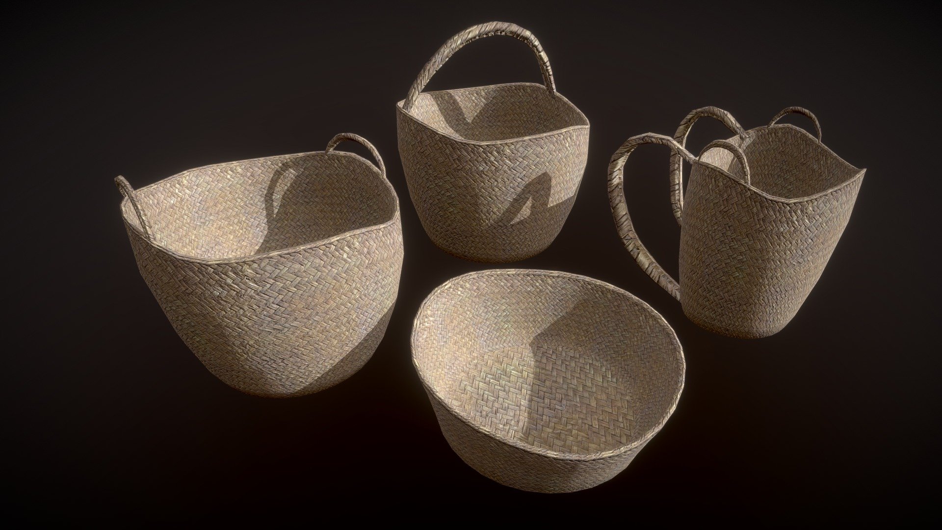 Baskets - Buy Royalty Free 3D model by EldersCrawler (@multidesign ...