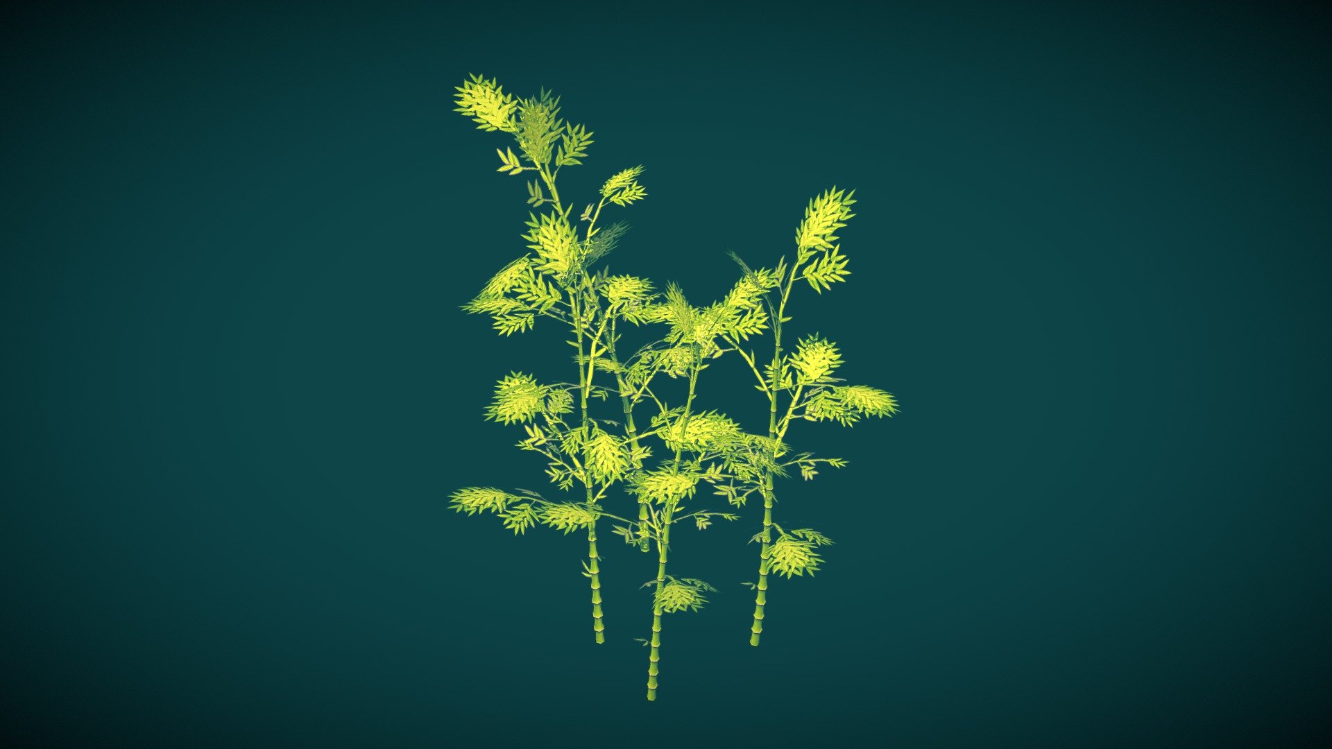 Hand-Painted Bamboo - 3D model by Graham (@graham3d) [e746ae2] - Sketchfab