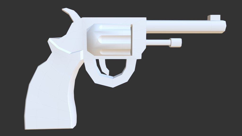 Revolver - 3D model by Kalshiev [e747239] - Sketchfab