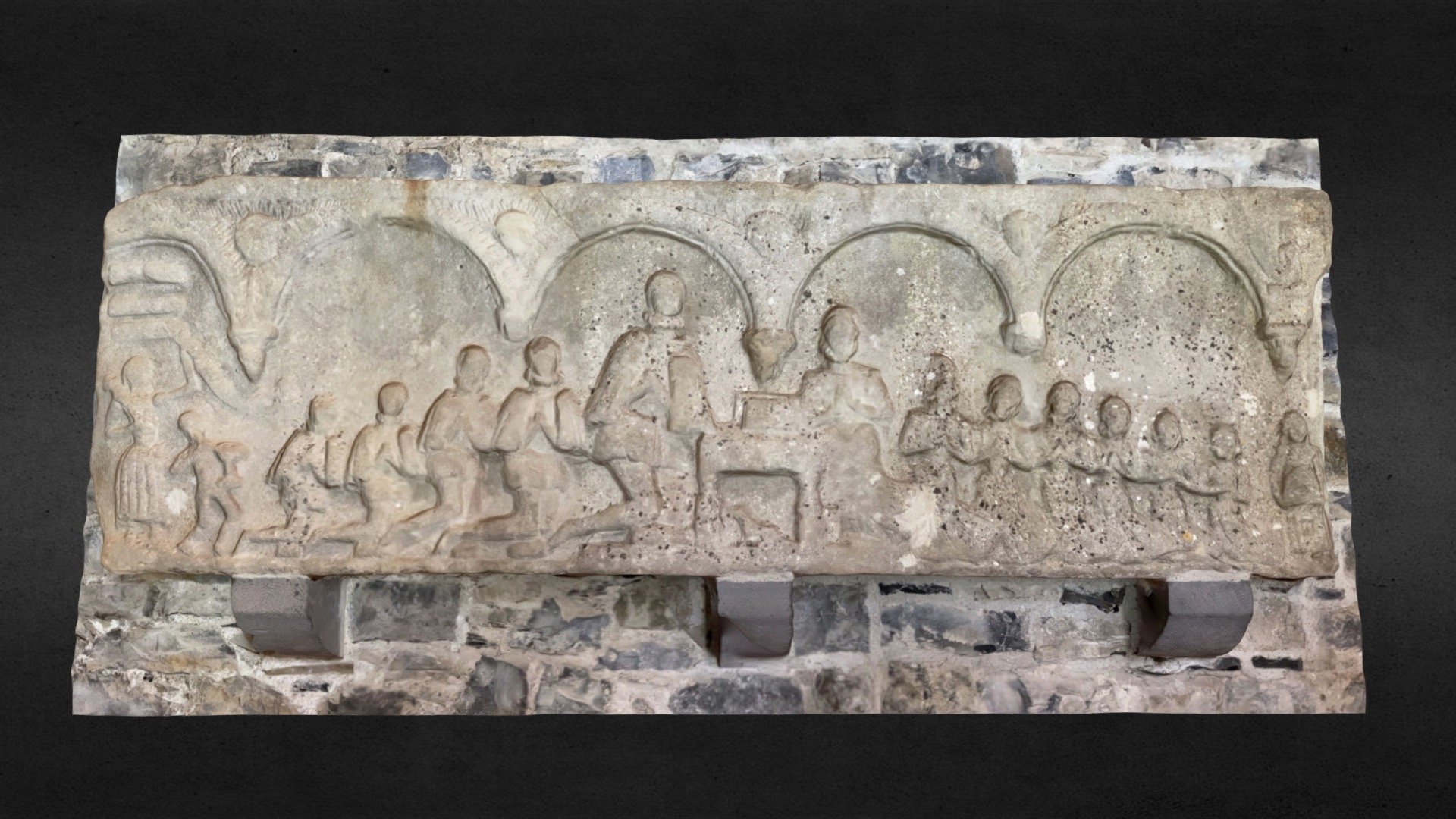 Sir Thomas Cusack of Cushintown Tomb Panel - Download Free 3D model by ...