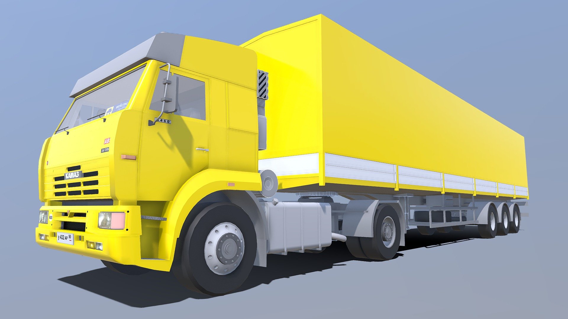 Камаз 5460 - Download Free 3D model by mamont nikita (@mamontnikita62 ...