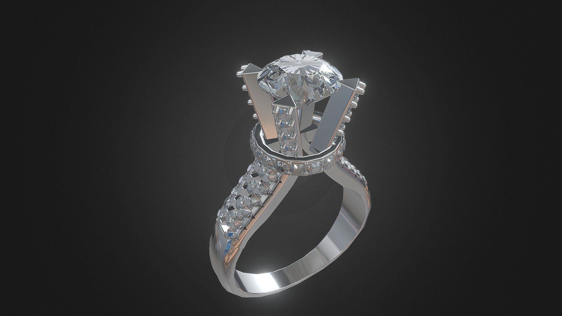 Solitaire - 3D model by khattab.go [e748fa4] - Sketchfab
