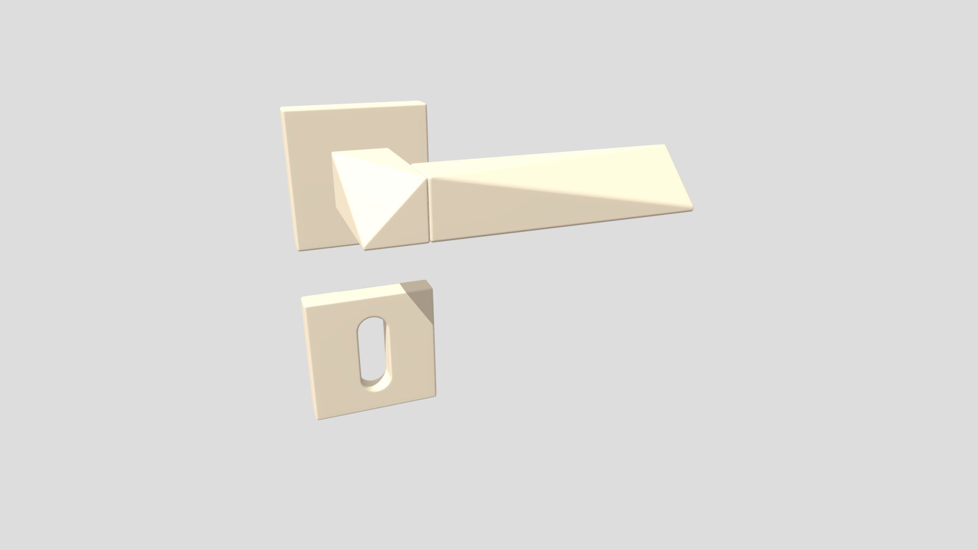 Interior Door Handle - Download Free 3D model by emrebaturbatus ...