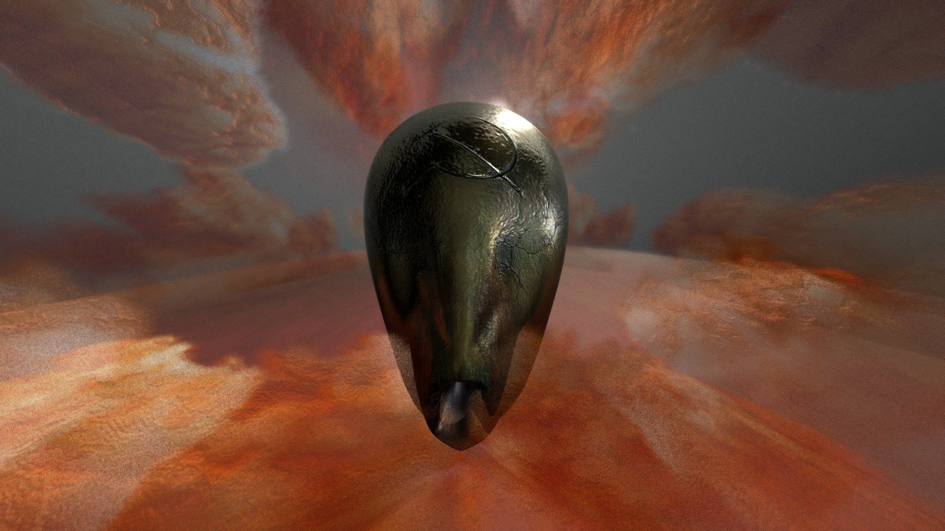 Beksinski Skull - Download Free 3D model by TinkoD [e749a35] - Sketchfab
