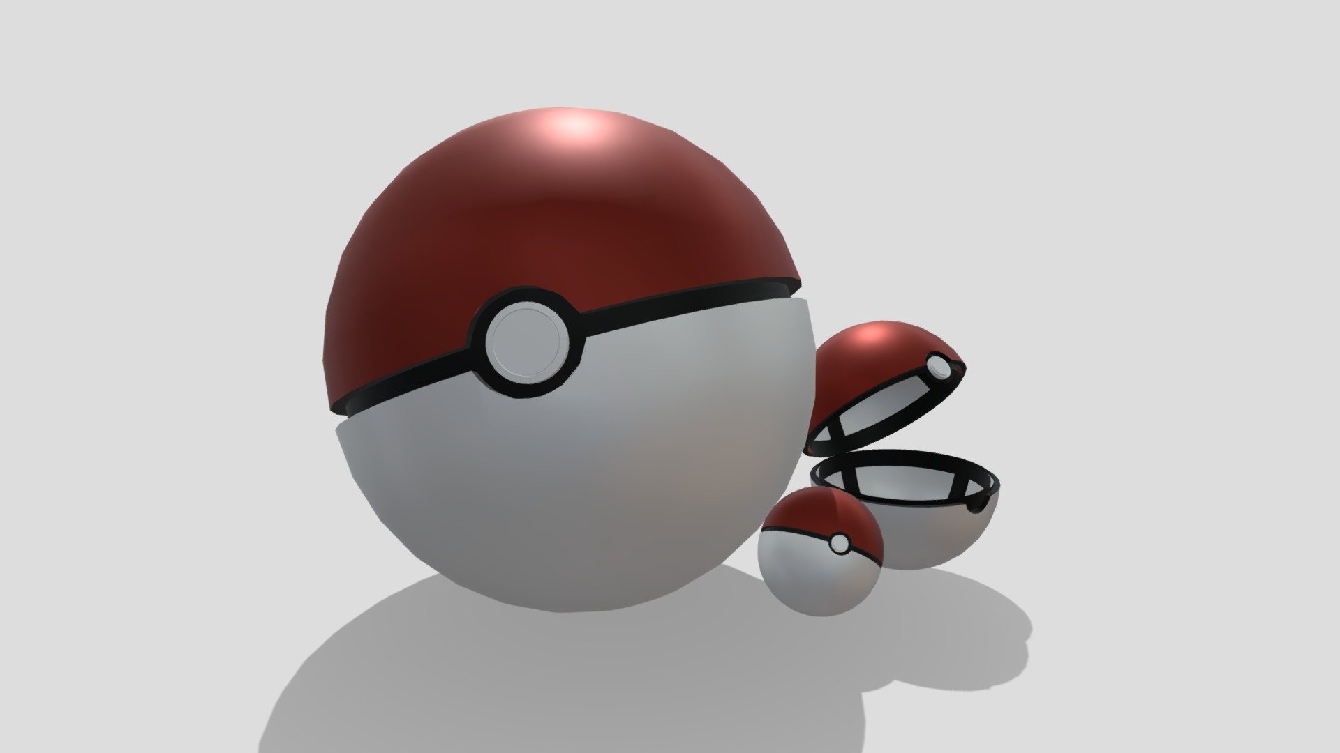 Pokeball - 3D model by erhan isik (@erhanisik) [e74ab6e] - Sketchfab