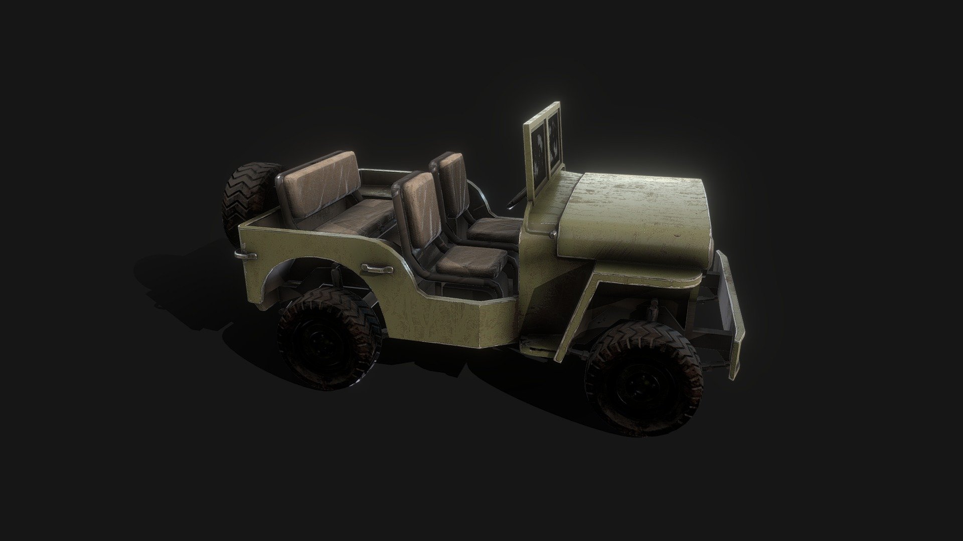 Jeep Low Poly - 3D model by jnicolasp.47 [e74b198] - Sketchfab