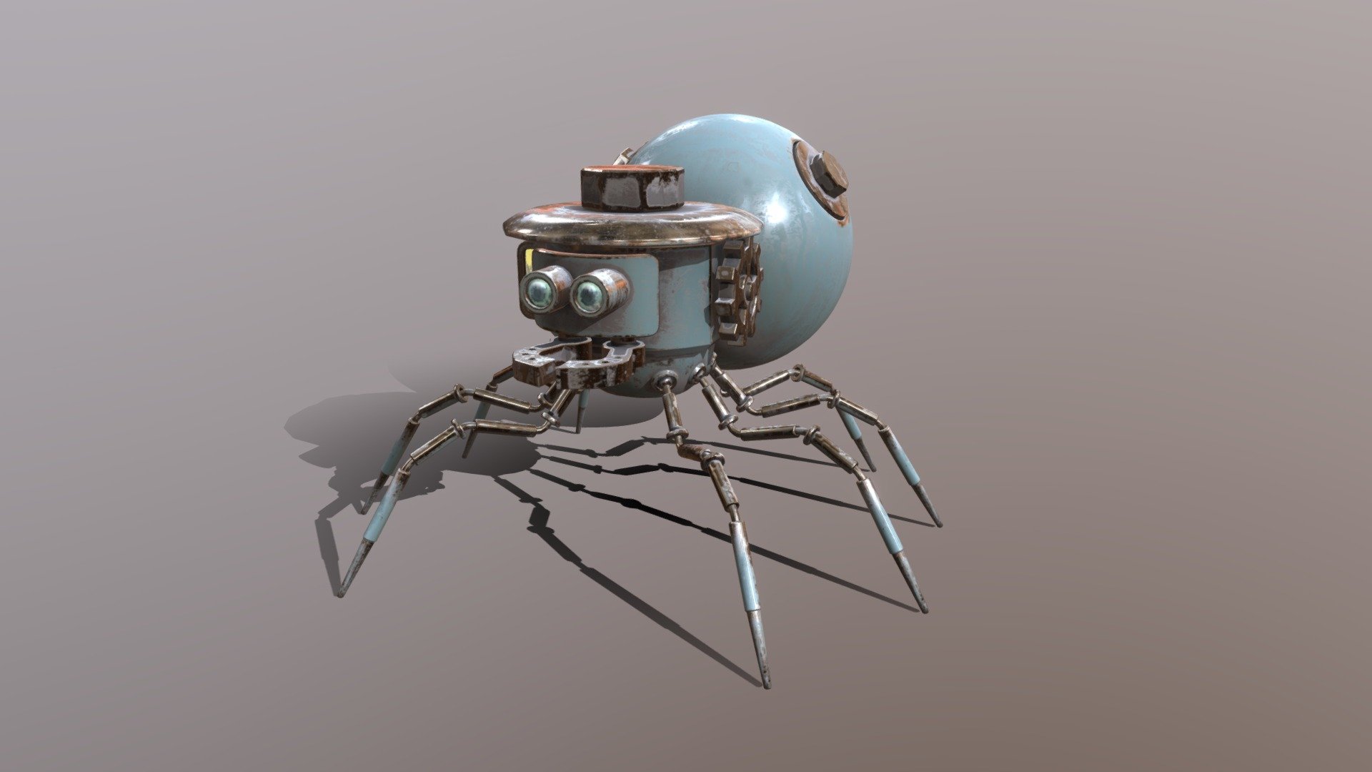 Stylized Mechanical Spider - 3D model by Art-Teeves [e74b266] - Sketchfab