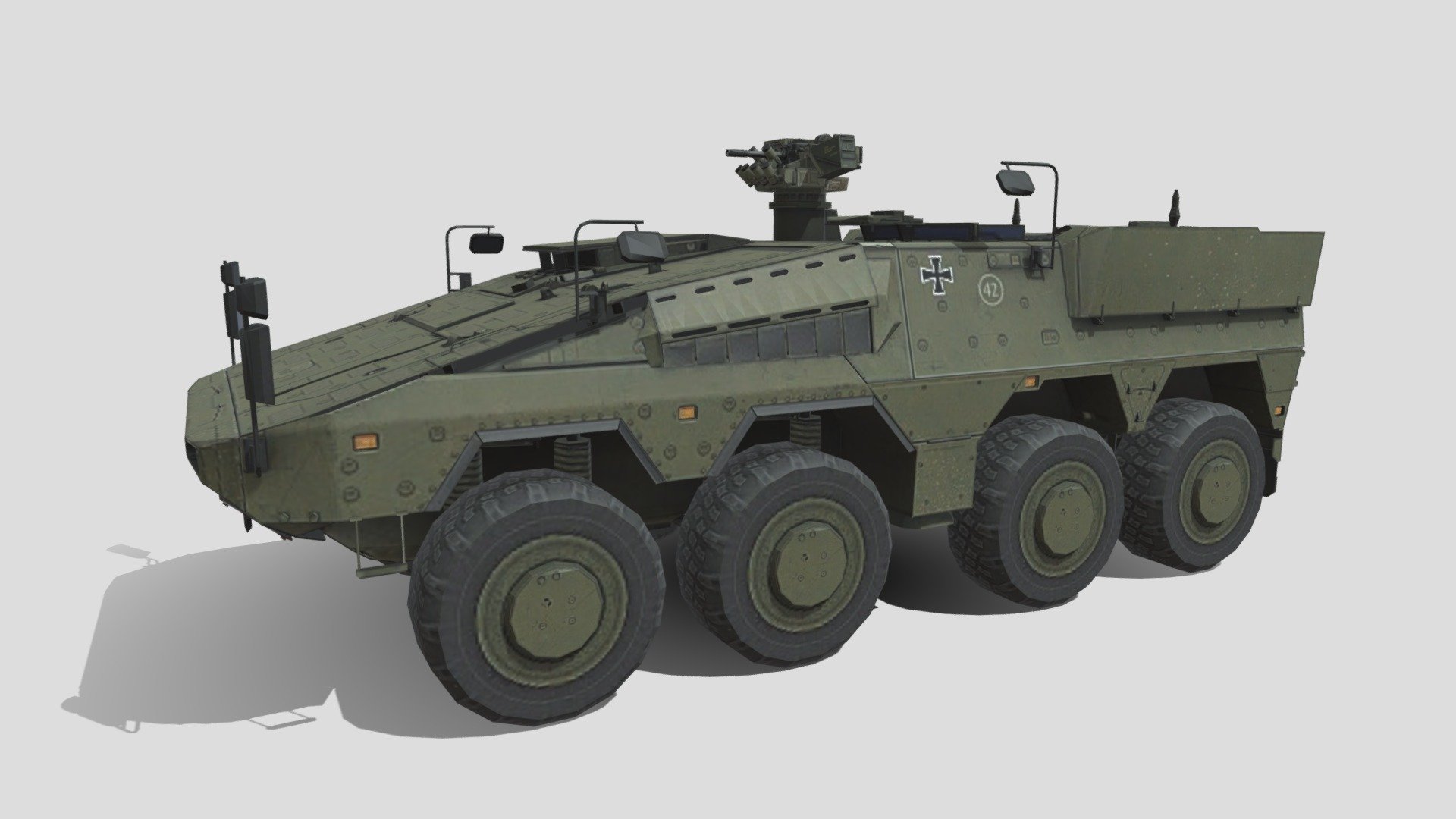 GTK BOXER ARMORED PERSONNEL CARRIERS - Download Free 3D model by ...