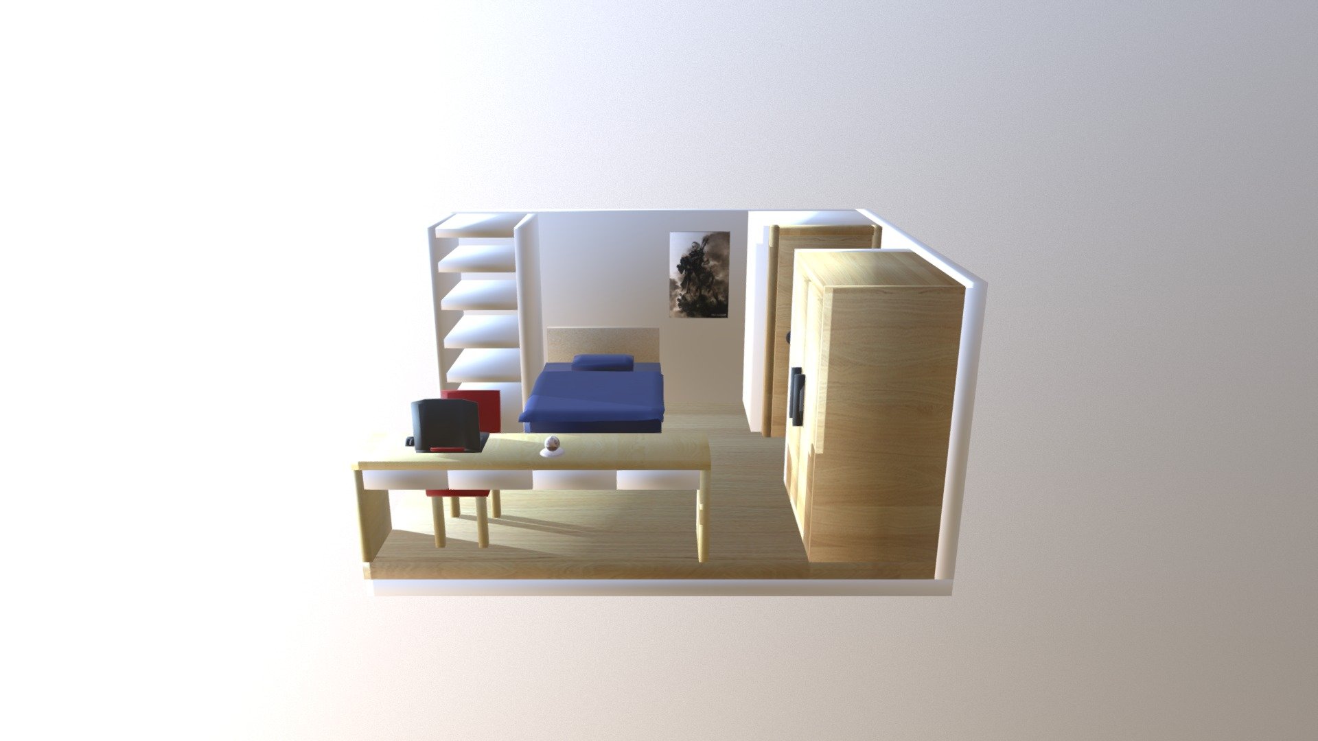 My room. - 3D model by qwqw7898 [e74b64a] - Sketchfab
