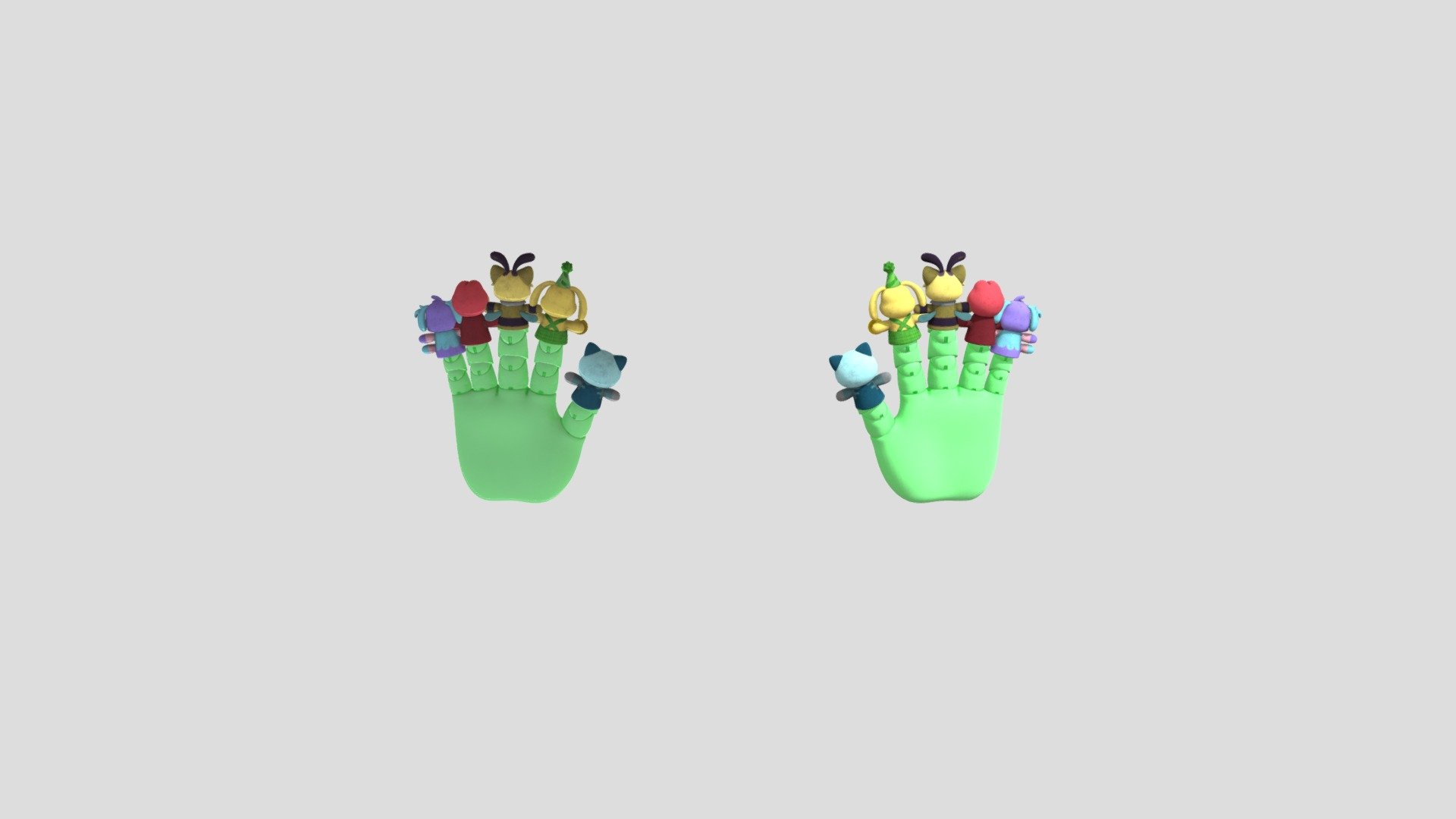 Project playtime finger puppet - Download Free 3D model by yarnaby ...