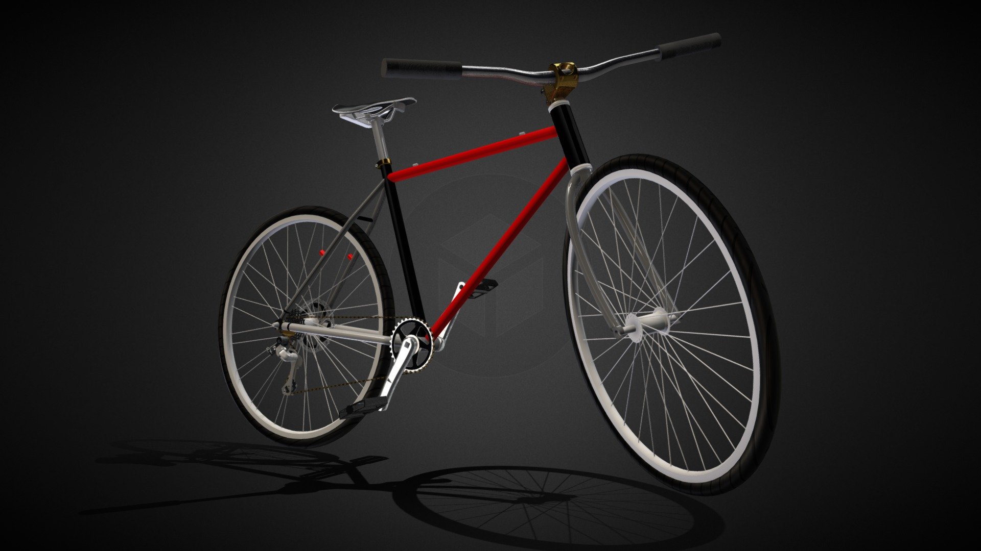 Rigid Bike [Touring Bike] - Download Free 3D model by Mohamed Farhan ...