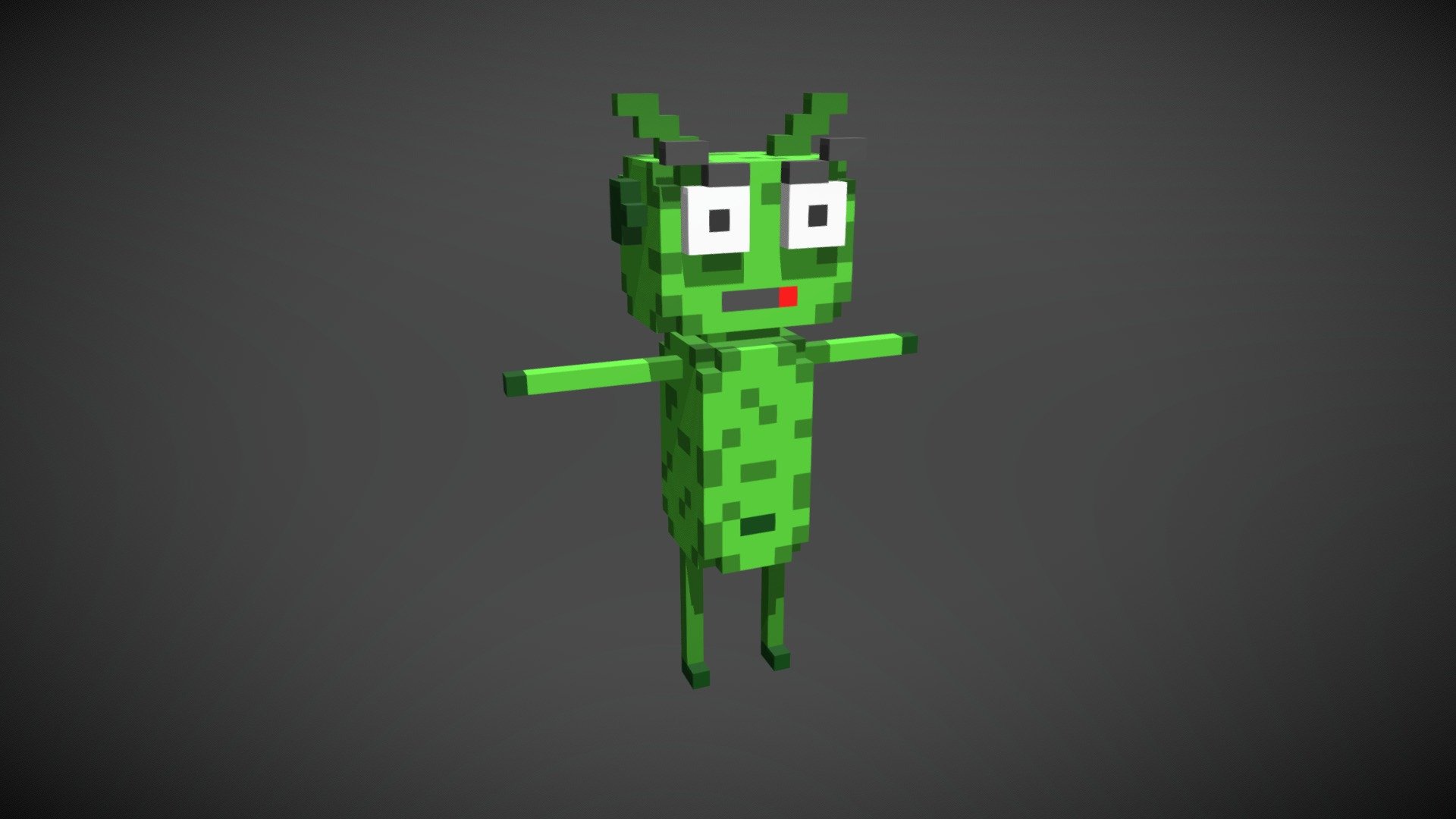Voxel Alien - 3D model by Samsagaz el bravo (@ernano941) [e74ca1d ...
