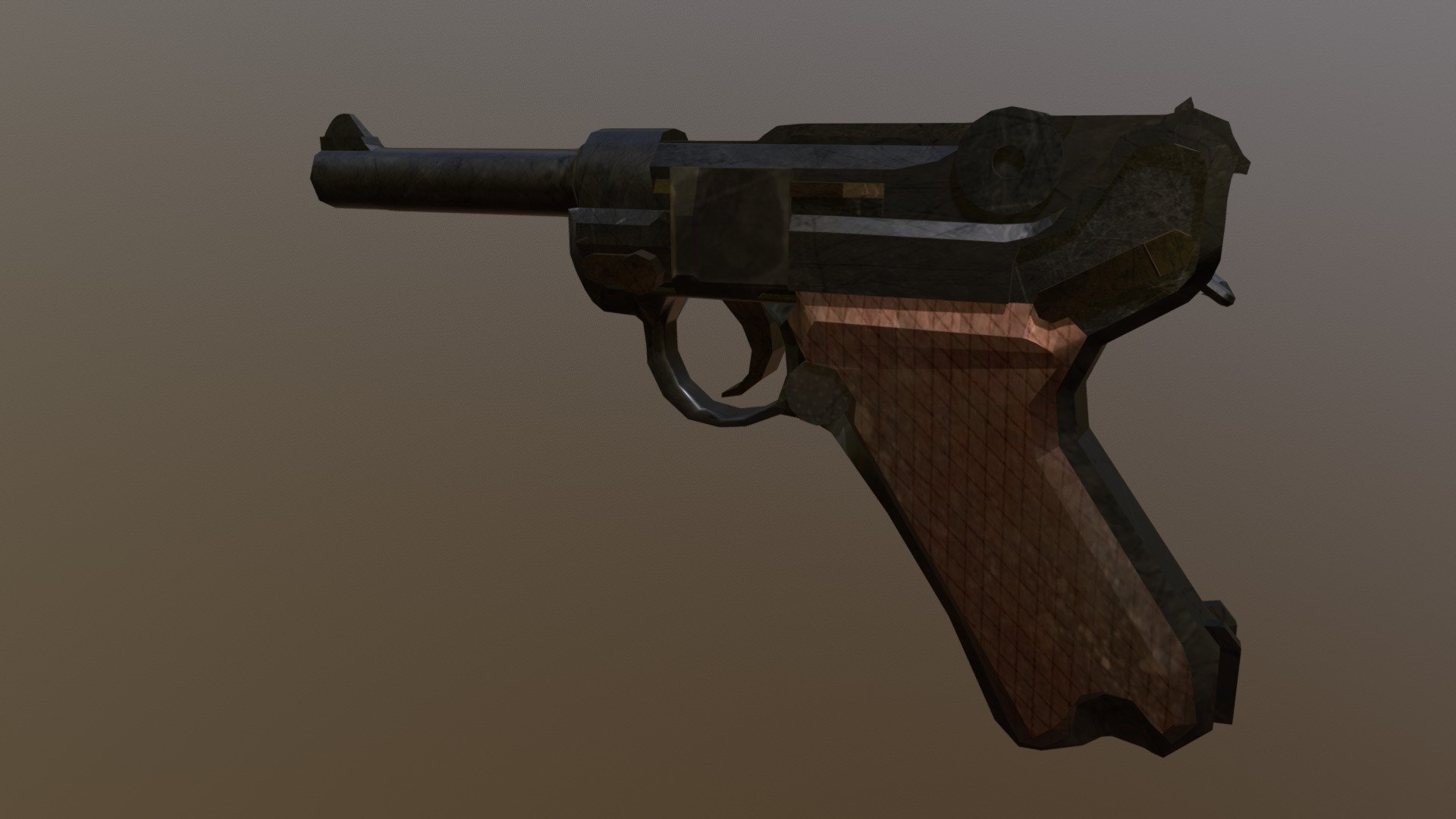 WWII Gun - 3D model by Rising Liberty (@nickdebreuck) [e74f86f] - Sketchfab