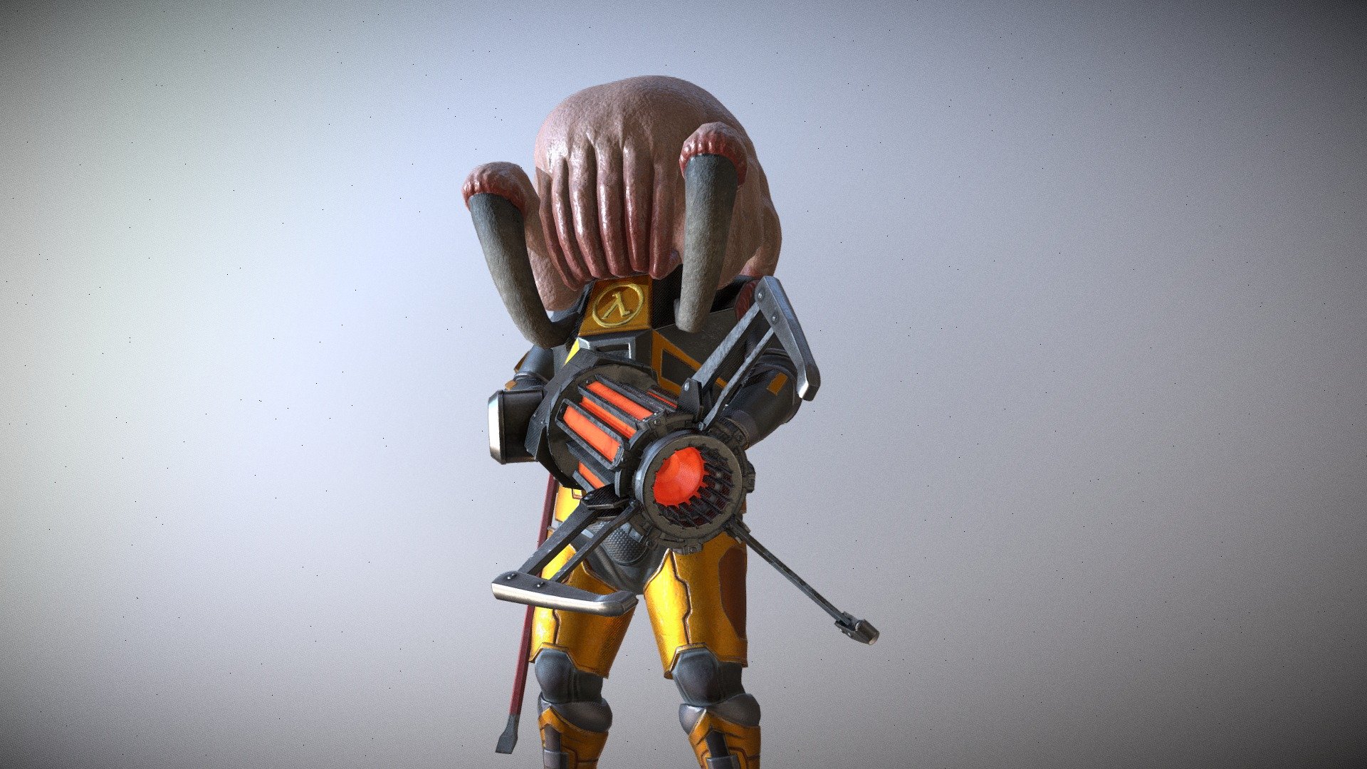 Gordon Freeman and Lamarr - 3D model by Volcifer [e750c4b] - Sketchfab