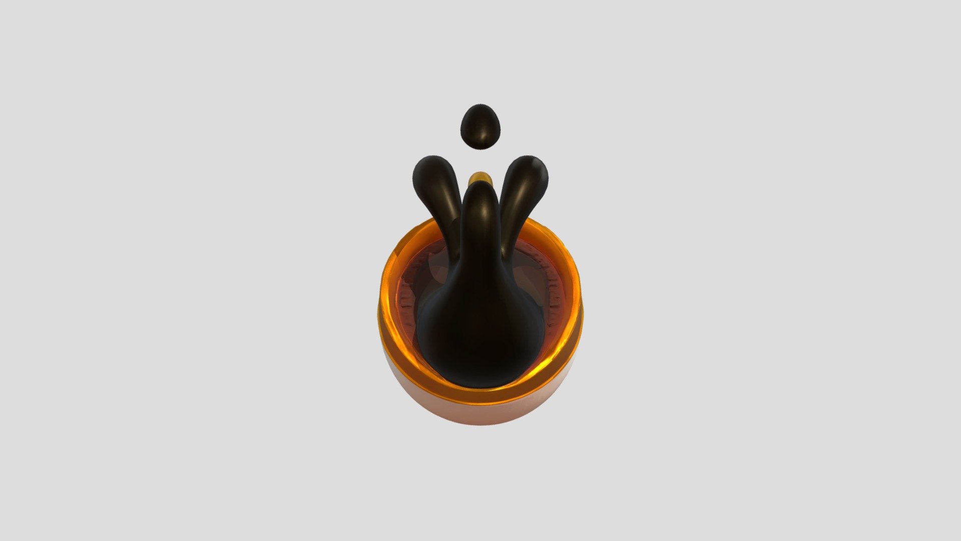 Stylized coffee cup with splash - 3D model by arthak_ [e752580] - Sketchfab