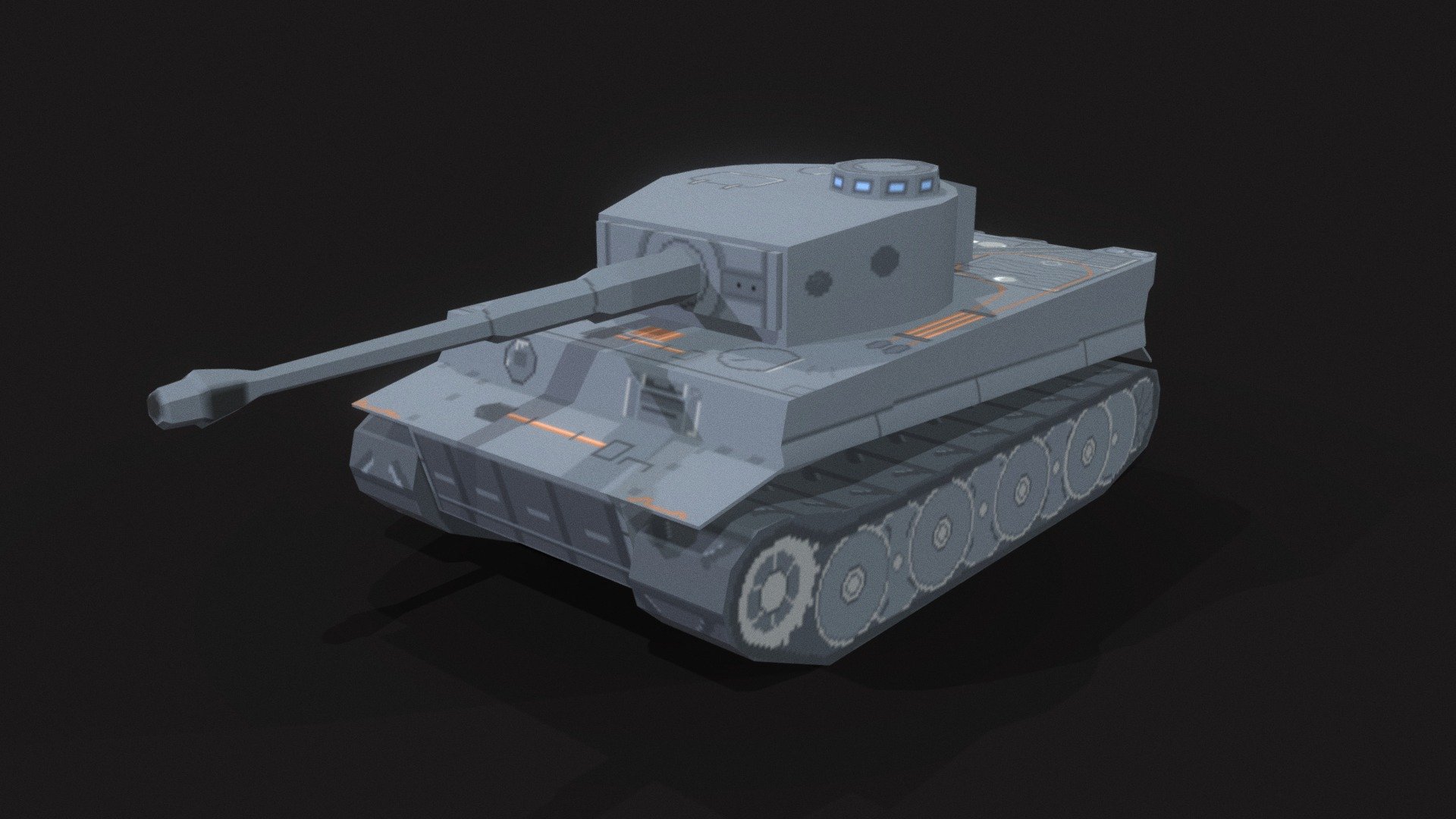 PS1 low poly Tiger 1 - Download Free 3D model by Blue3D (@Blueberry12 ...
