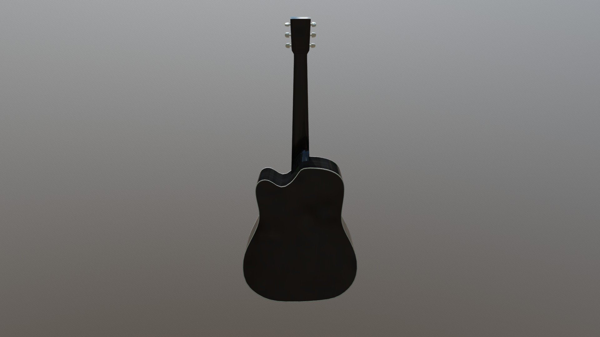 PBR Low Poly Guitar - 3D model by GeorgeBotnar [e75380e] - Sketchfab