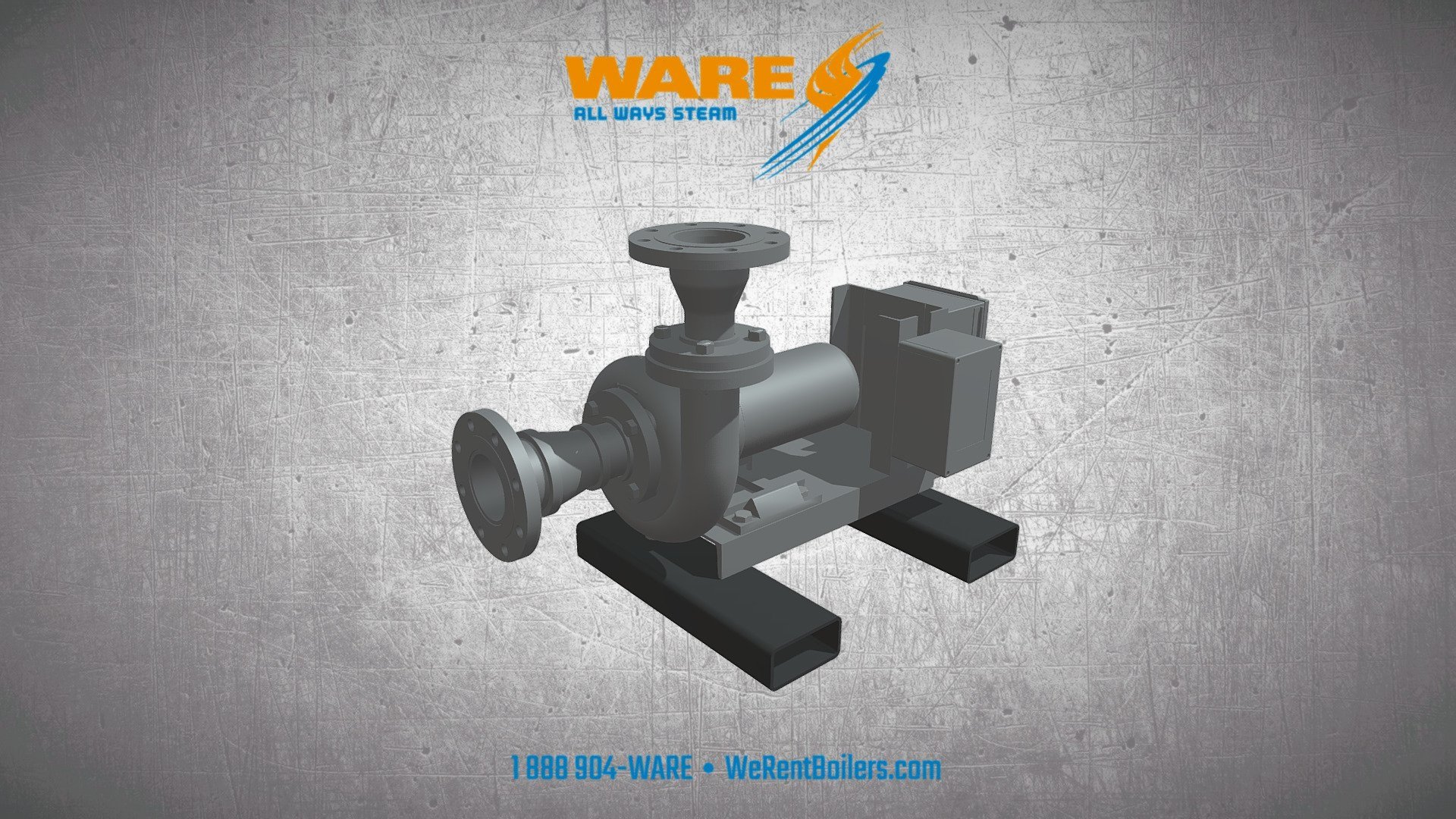 CIRCULATING PUMP (240 GPM) - 3D model by WARE (@Ware_Inc) [e75426b] - Sketchfab