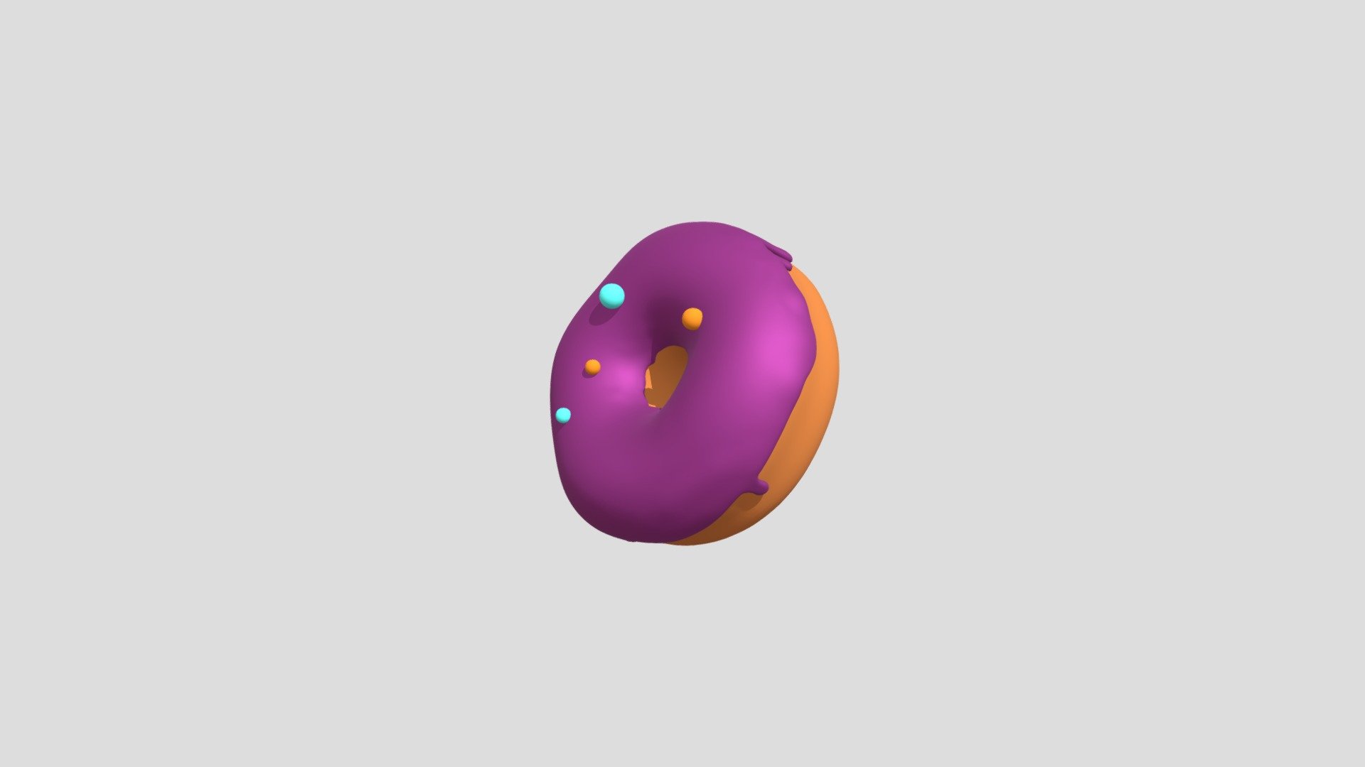 Delicious Doughnut - Download Free 3D model by AMUZY [e754e14] - Sketchfab