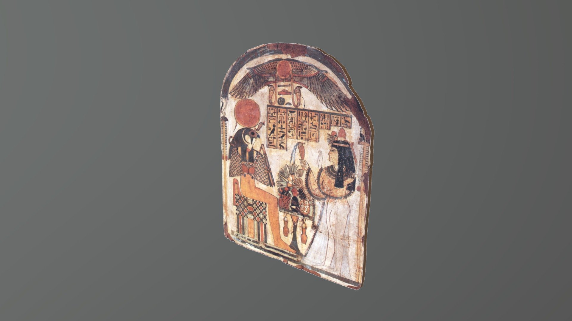 07 Stela of Djed-Khonsu-Iwes-Ankh - Download Free 3D model by ...