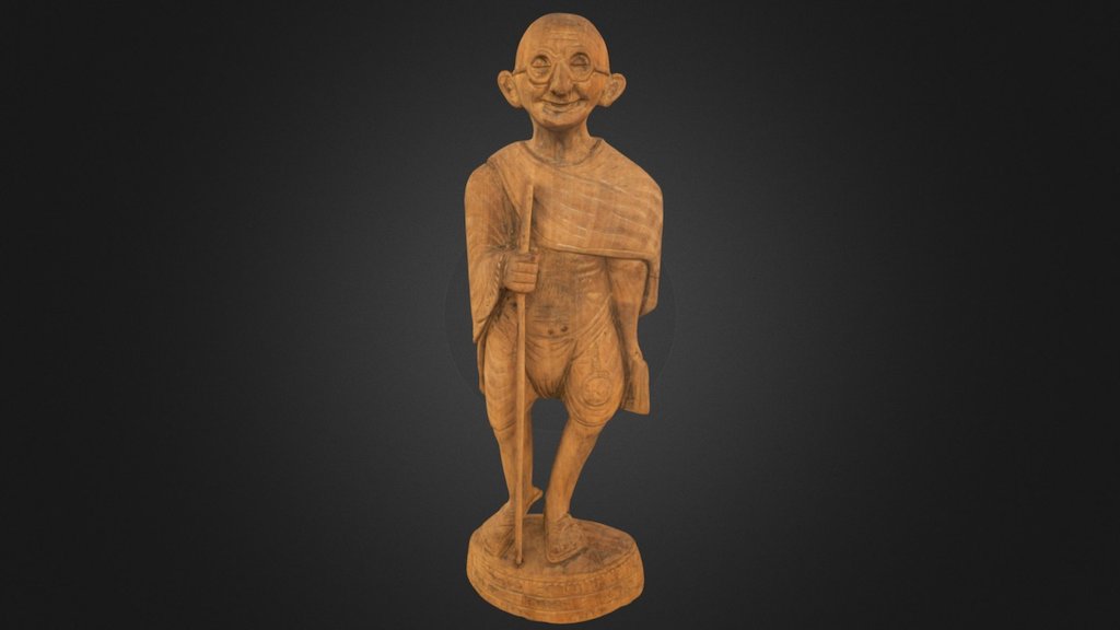 Gandhi COLLECTION #5 - 3D model by pixelatedrealities [e7577a7] - Sketchfab