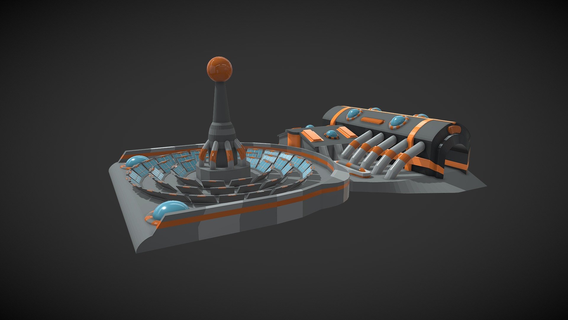 Photovoltaic Power Plant - Download Free 3D model by MOJackal [e758653 ...