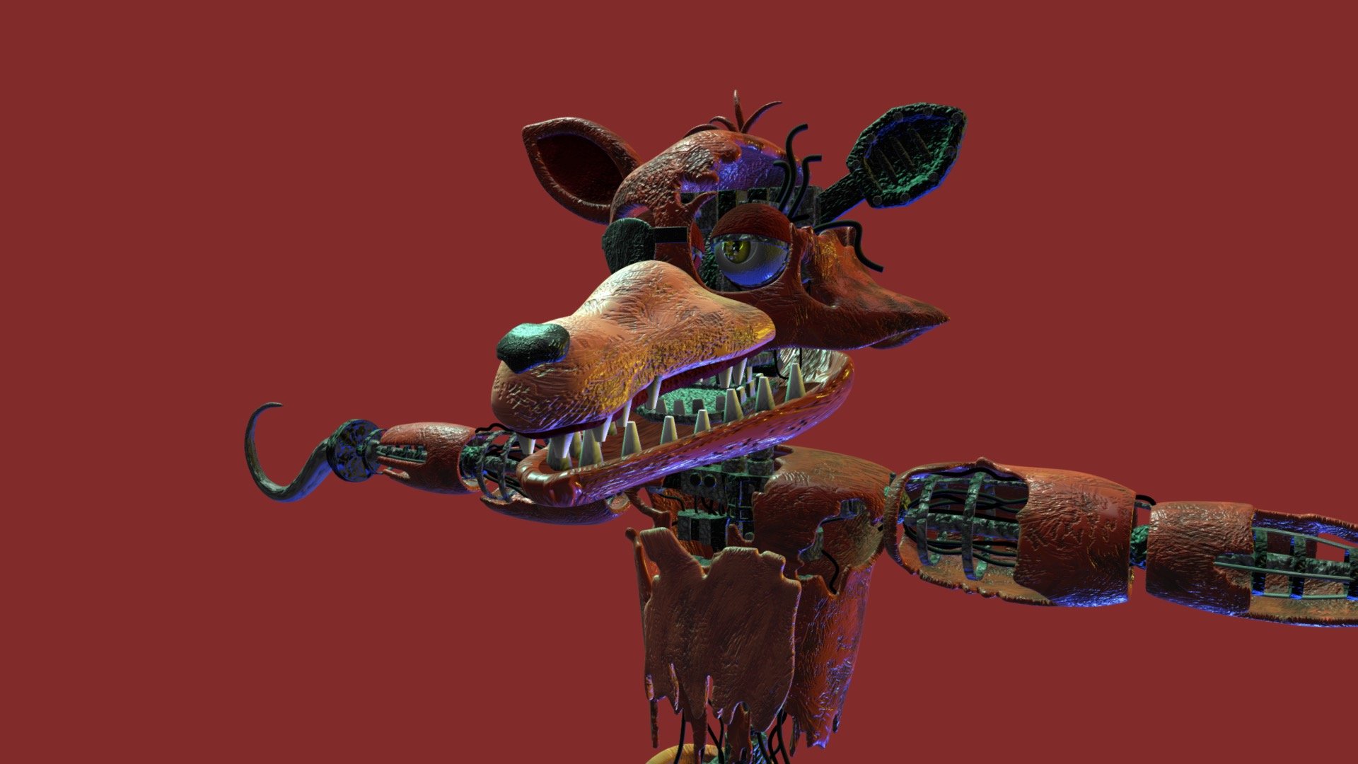 Withered-foxy - Download Free 3D model by 🤎 fℝεDᗪ𝐘_𝒻𝓪zⒷᵉ𝐀ⓡ 🤎 ...