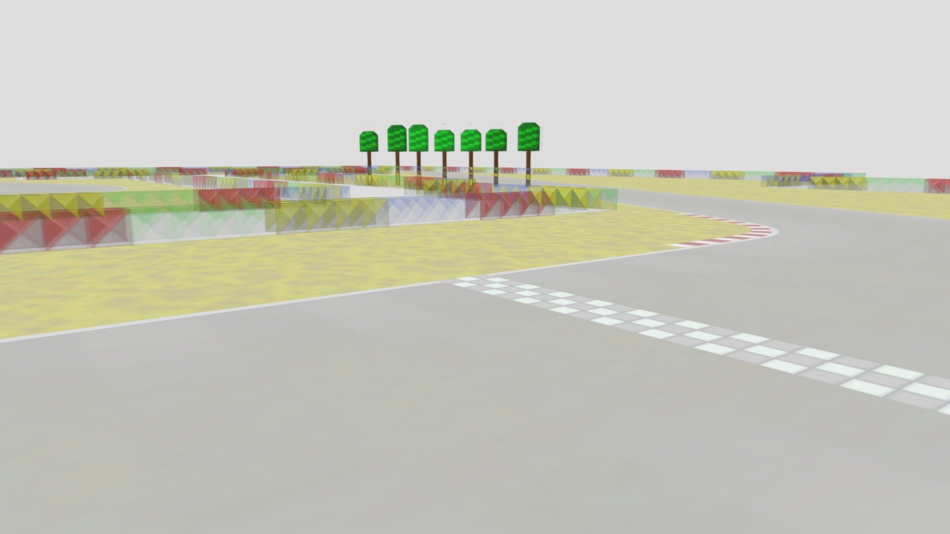 SNES Mario Circuit 1 - Download Free 3D model by Legoshi Fan ...