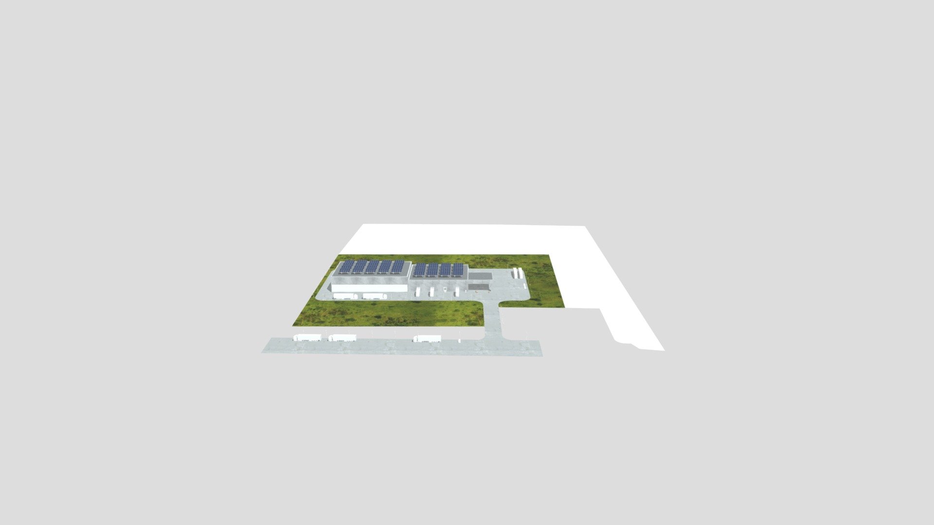 Logistic center - 3D model by mgdylewski [e75d312] - Sketchfab
