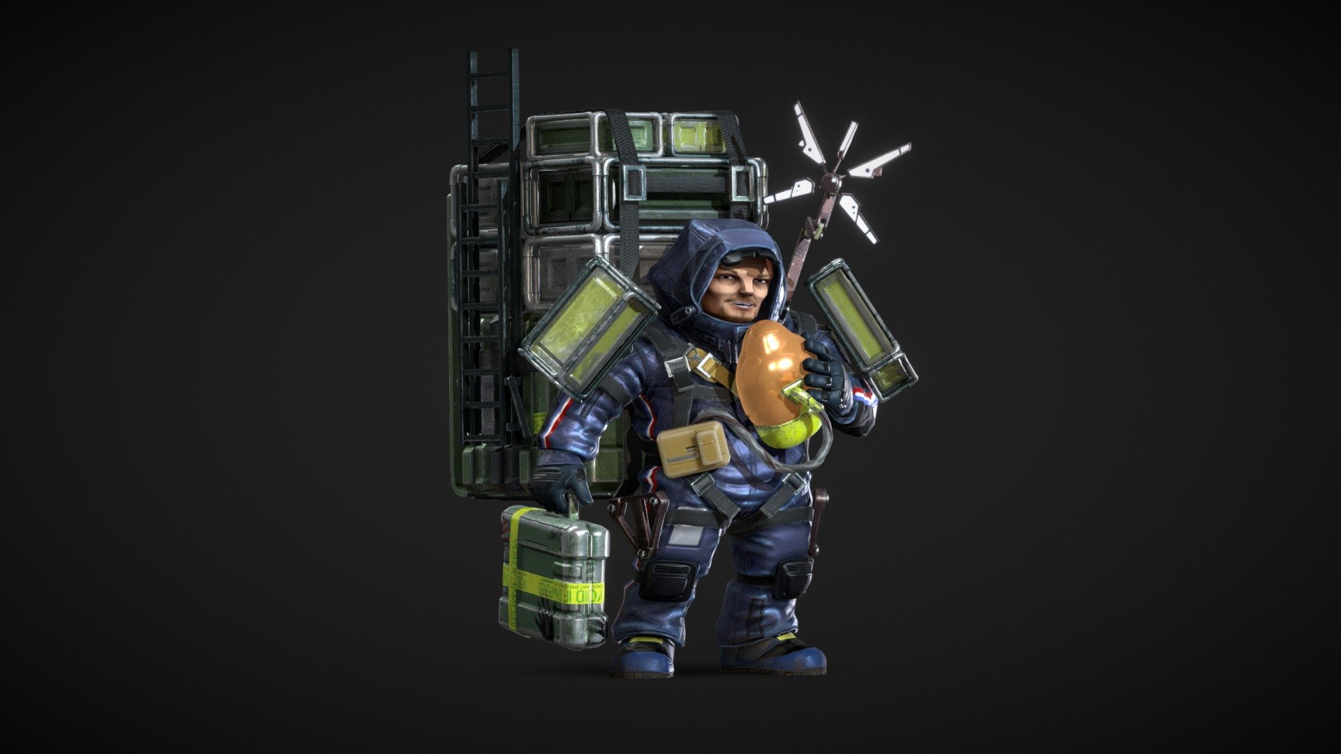 Sam "Boxy" Bridges - Download Free 3D model by piotrmajkutewicz ...