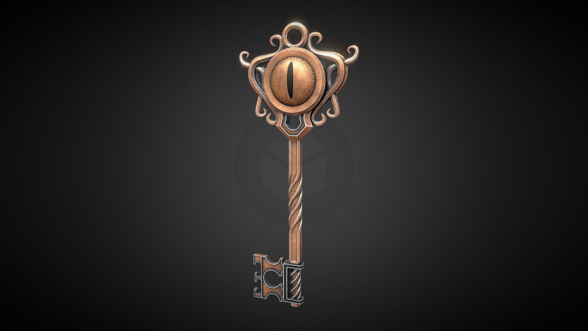 R'lyeh key - 3D model by Ivor Pajković (@Weirdrabbit) [e75ee14] - Sketchfab