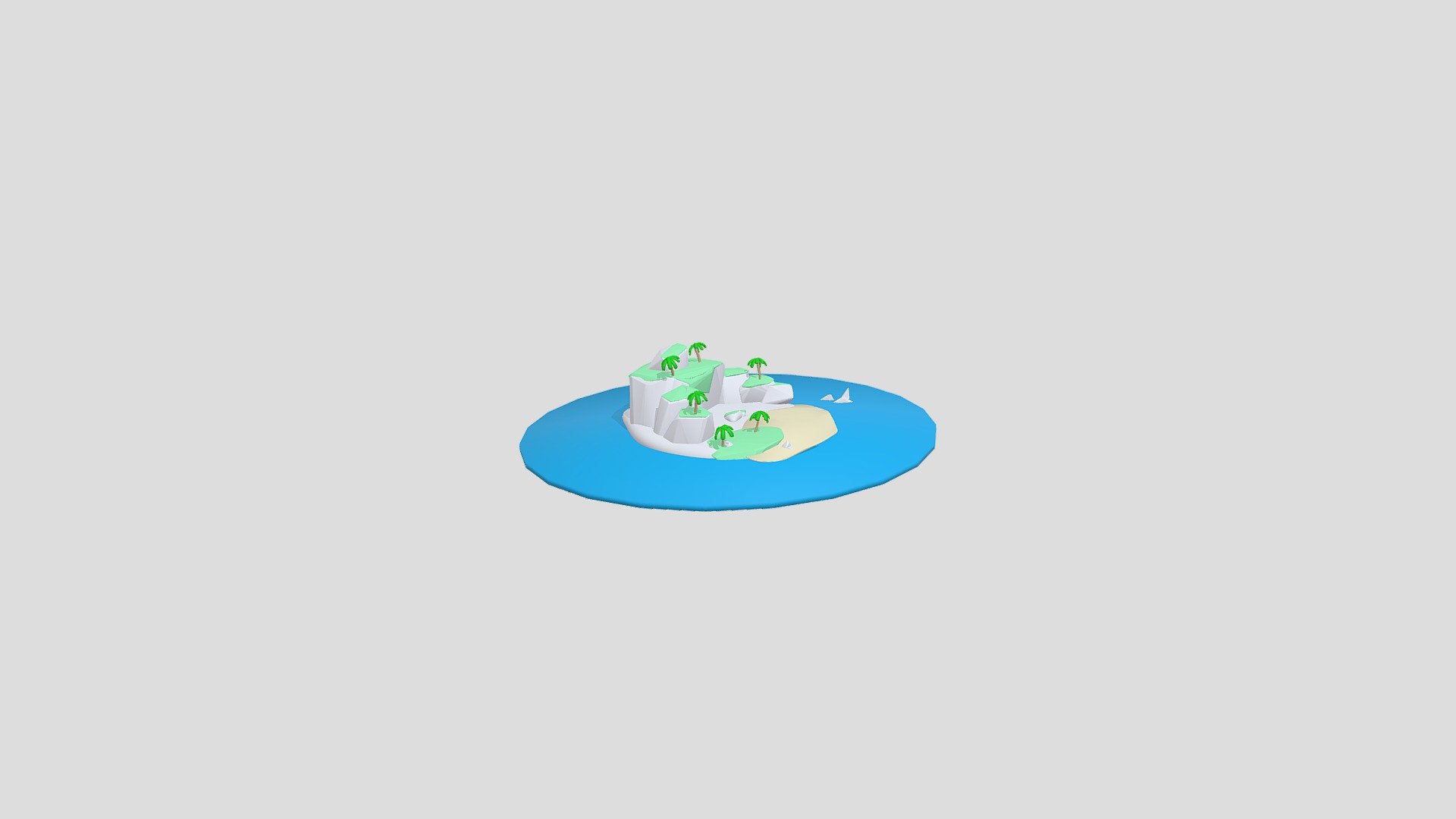 Tiny Island - 3D model by laurentmarcus [e75fdd2] - Sketchfab