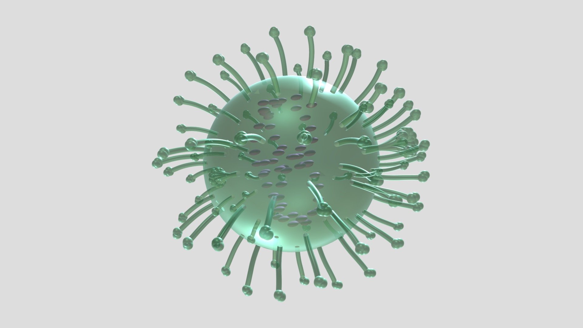Virus model - Download Free 3D model by AVZ (@micropalaeontology ...